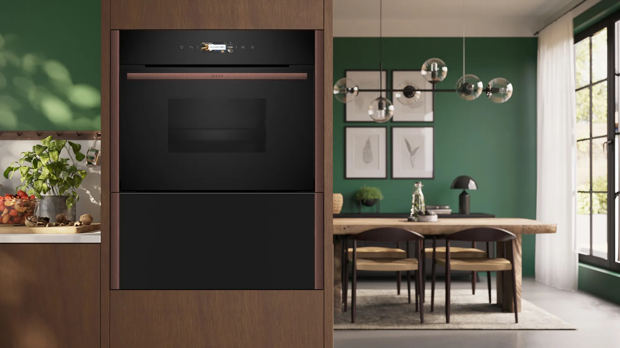 Neff 29cm multifunctional warming drawer, Brushed Bronze N39HA11Y1B-BB ...