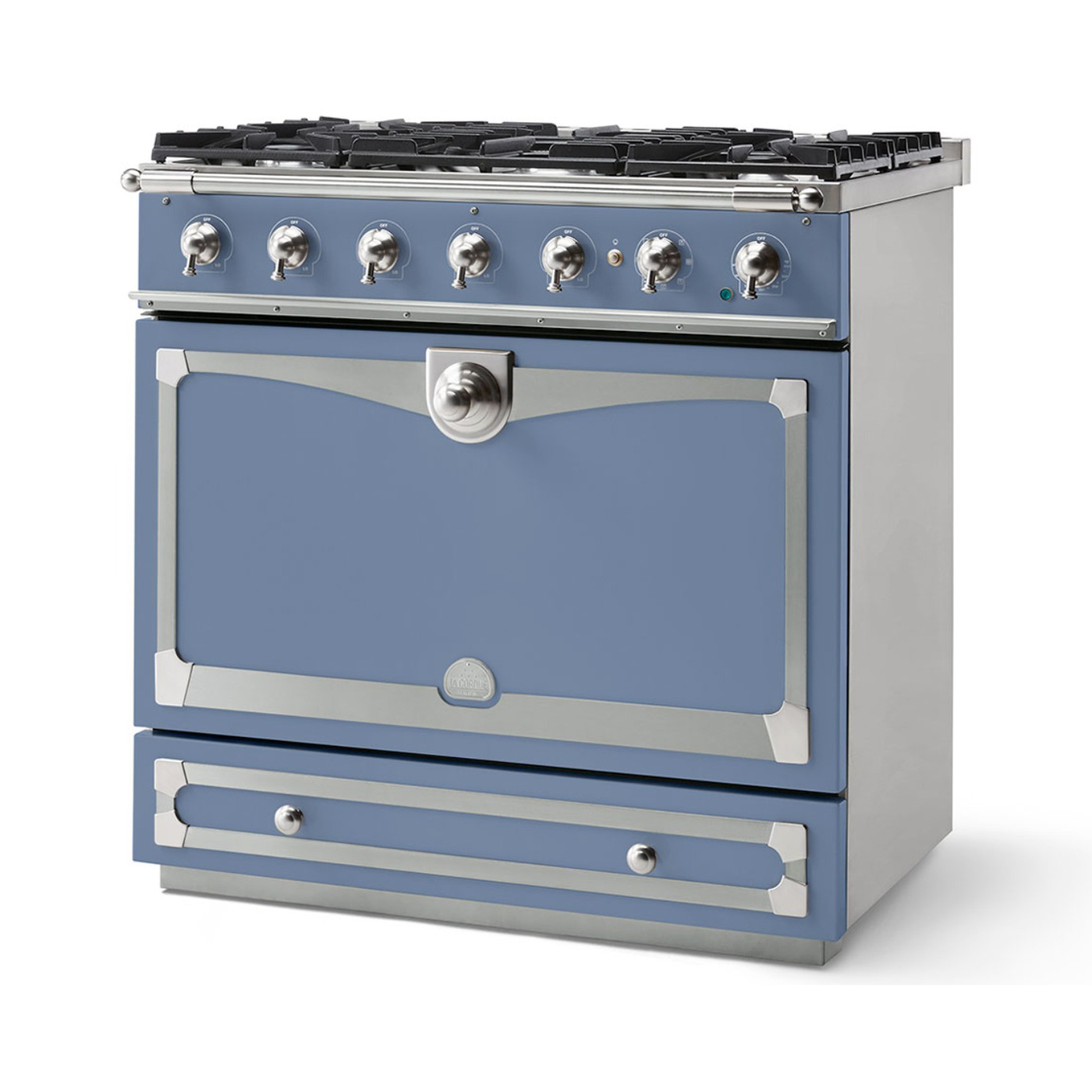 Cornufé Albertine 90cm Dual Fuel Range Cooker - Paris Blue ALB90DFPB/N ...