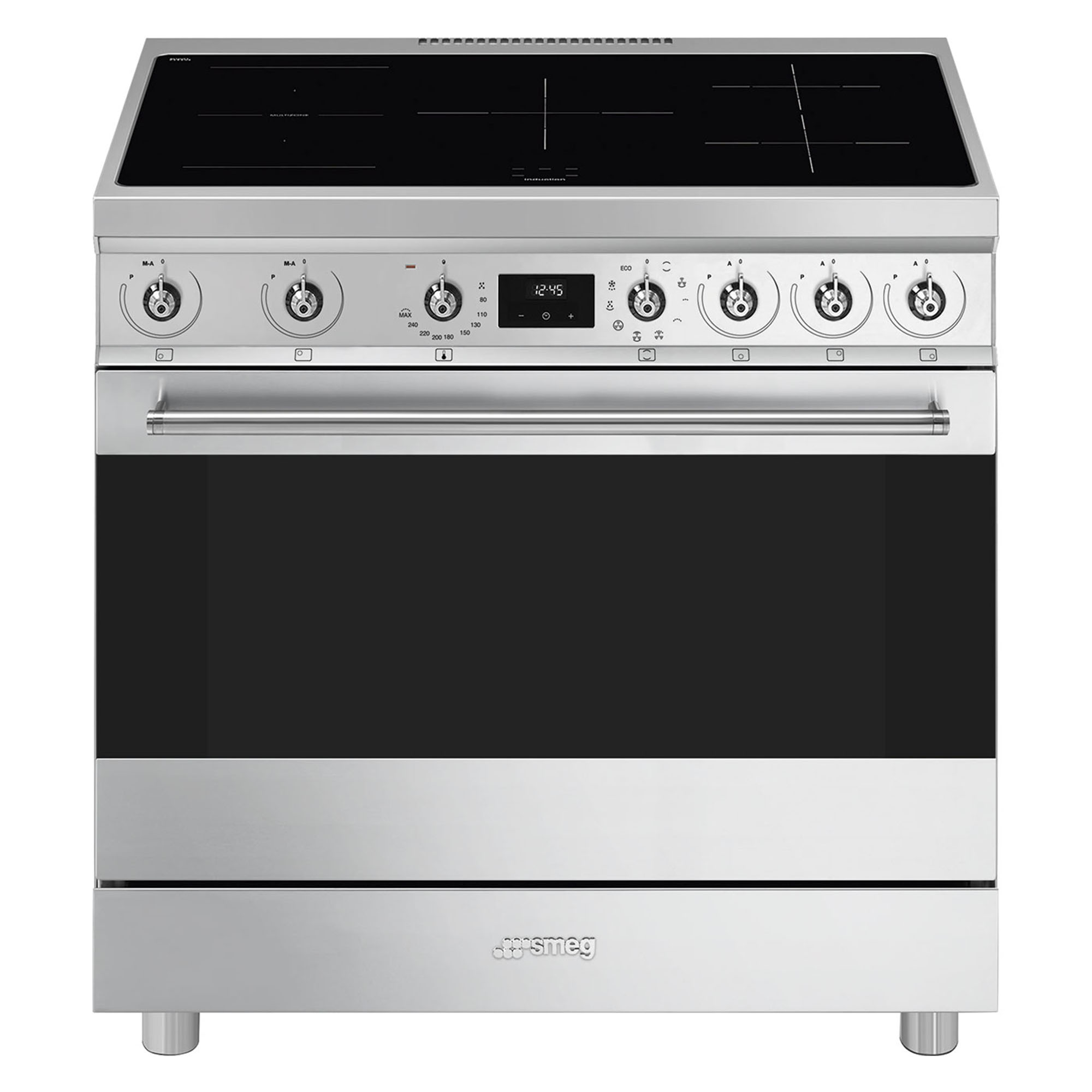 Smeg Classic 90cm Freestanding Cooker Stainless Steel C9IMX2 ...