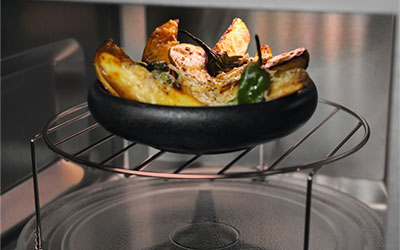 Electrolux 44L Compact Combination Microwave Oven Dark Stainless Steel ...