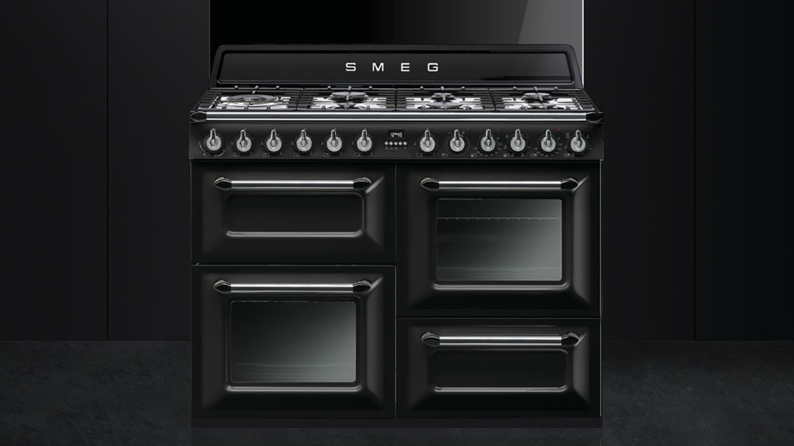 Smeg 110cm Victoria Aesthetic Freestanding Dual Fuel Oven/Stove ...