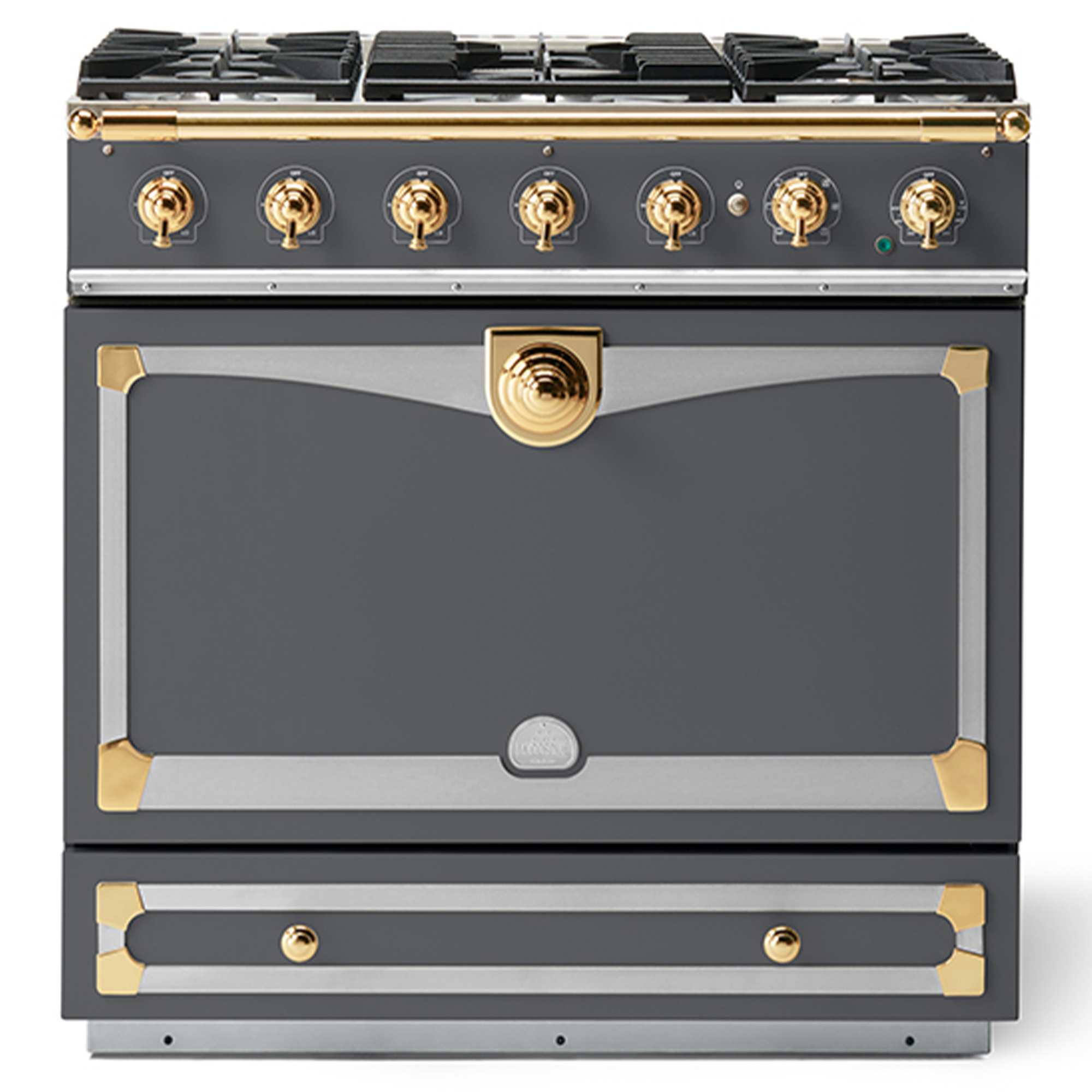 La Cornue CornuFe Albertine 90cm Dual Fuel Range Cooker - Graphite ...