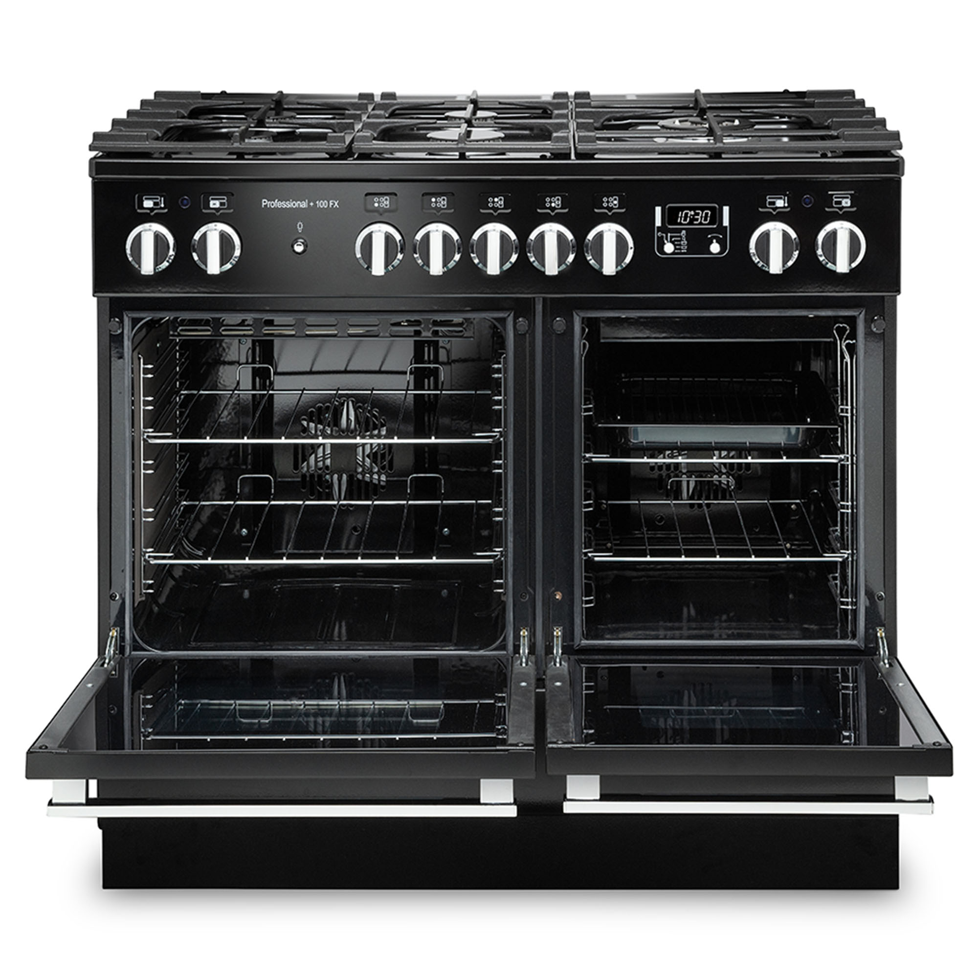 Falcon Professional+ FX 100CM Dual Fuel Range Cooker Black ...