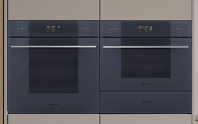 Smeg Linea 60cm Pyrolytic Oven - Neptune Grey SOPA6102TG - Signature ...