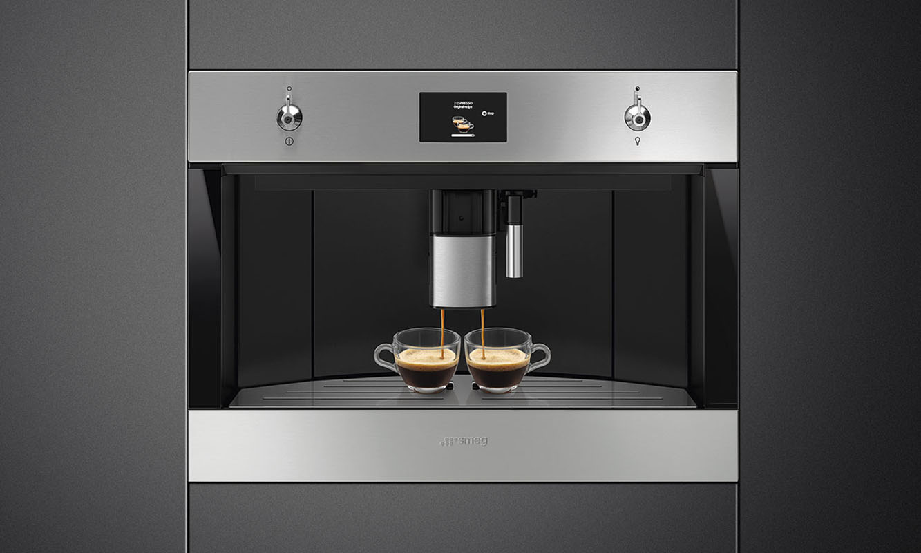Smeg Classic Built-in Coffee Machine CMS4303X - Signature Appliances
