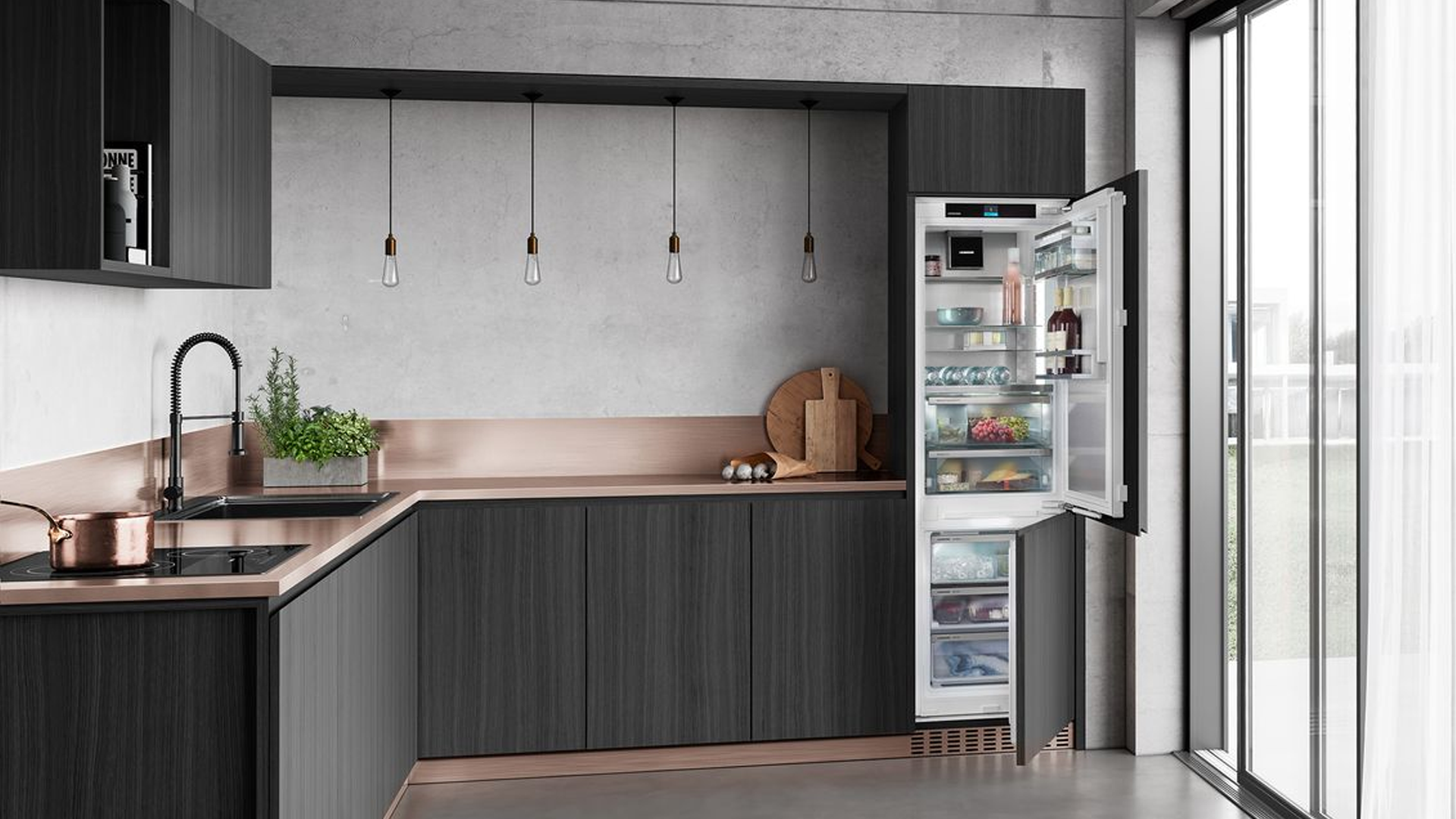 Liebherr 246L Peak Series Integrated Bottom Mount Fridge - Right Hinged ...