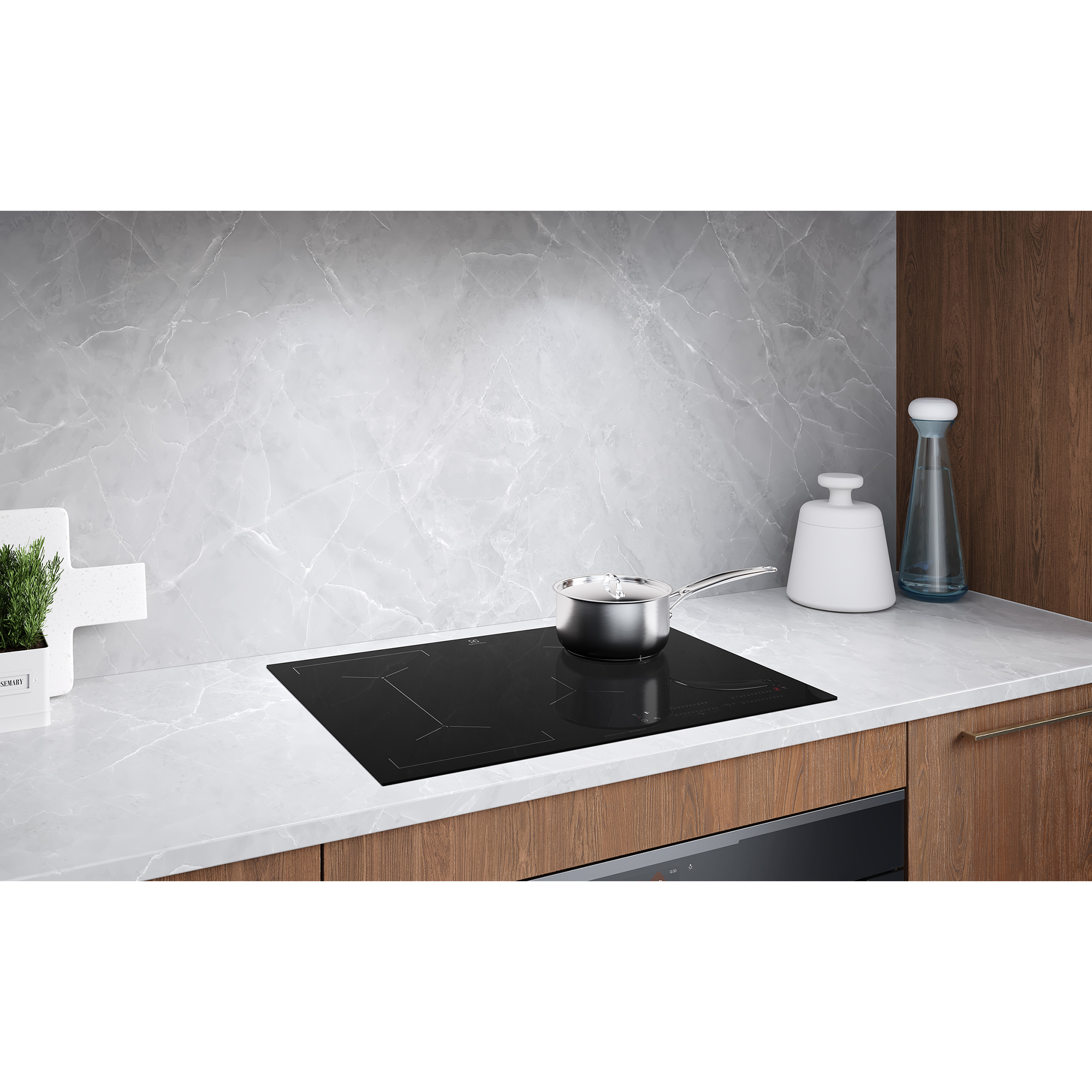 70cm UltimateTaste 700 4 Zone Induction Cooktop EHI745BE - Signature ...