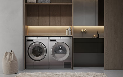 Asko Laundry Stacking Kit Shelf/Basket Titanium HDB1153T - Signature ...