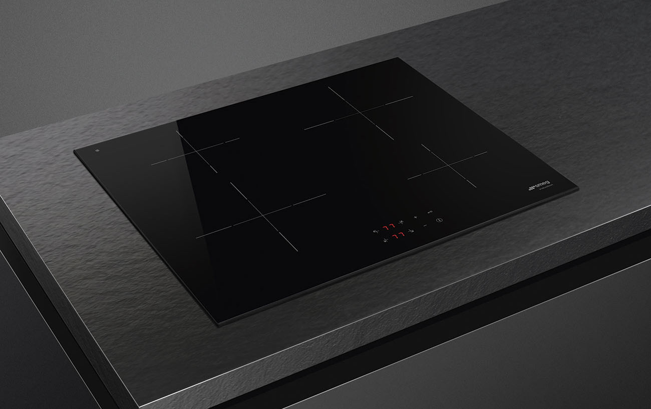Smeg Classic 60cm 4 Zone Induction Cooktop - Black. SI2641DAU ...