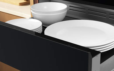 Neff 29cm multifunctional warming drawer with Metallic Silver Side ...