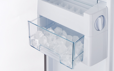 619L Side by Side Refrigerator, Dark with Water Dispenser WSE6640BA ...