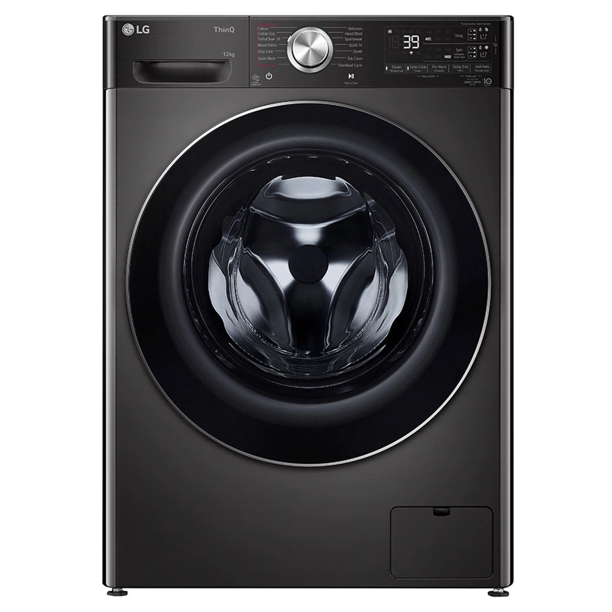 12kg Series 10 Front Load Washer - Black. WV10-1412B - Signature Appliances