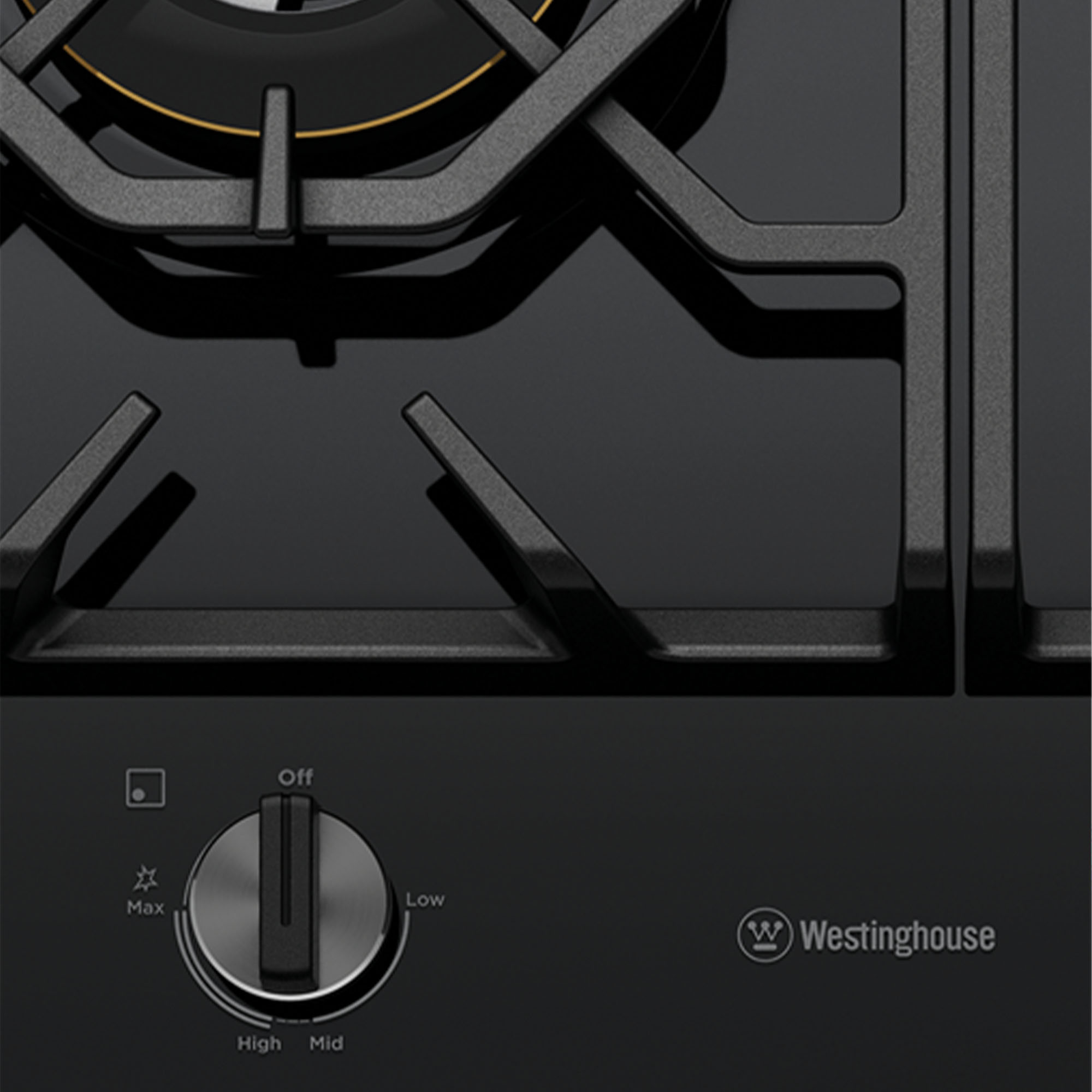 Westinghouse 60cm 3 Burner Black Ceramic Glass Gas Cooktop WHG639BD ...