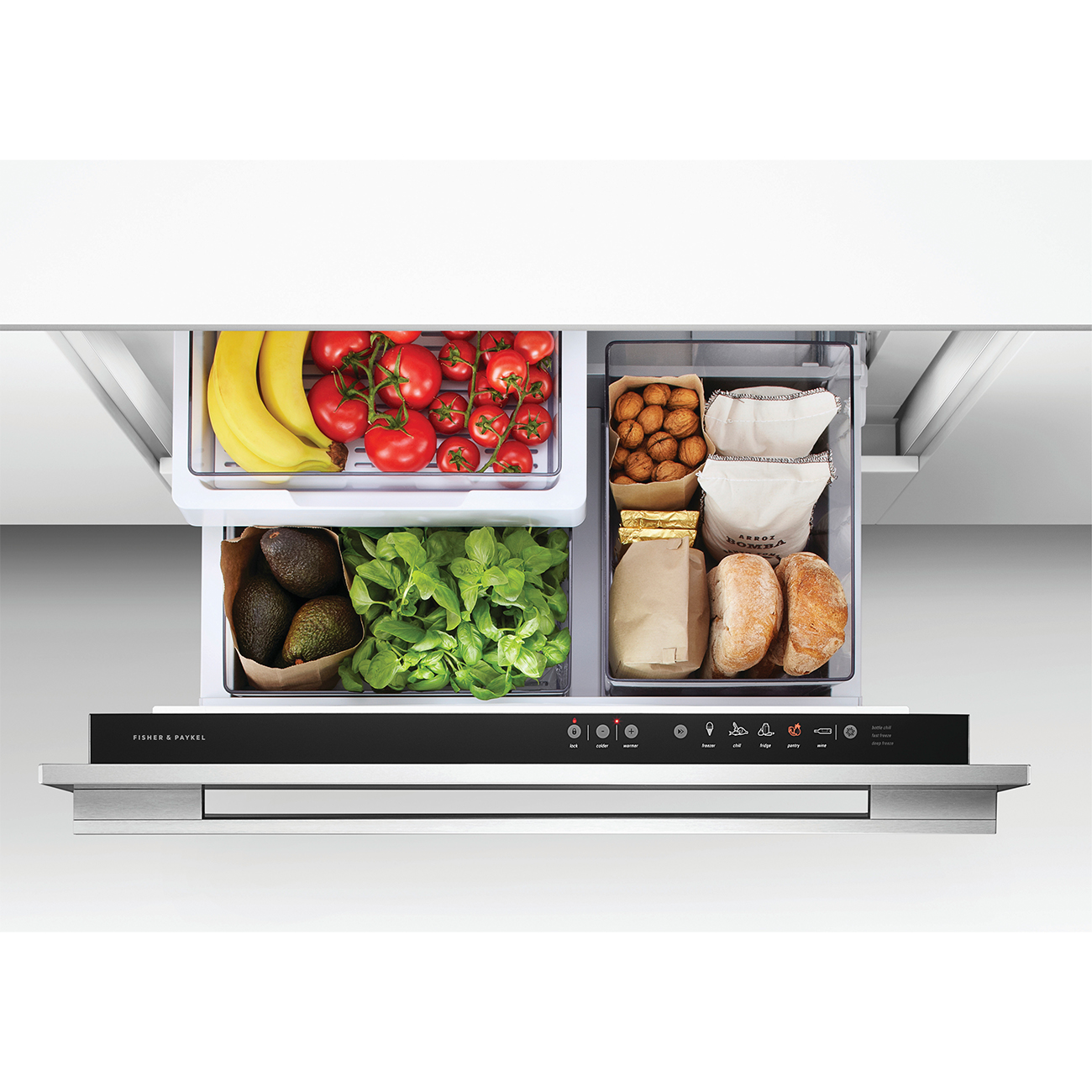 Fisher & Paykel Series 9 Integrated CoolDrawer™ Multi-temperature ...