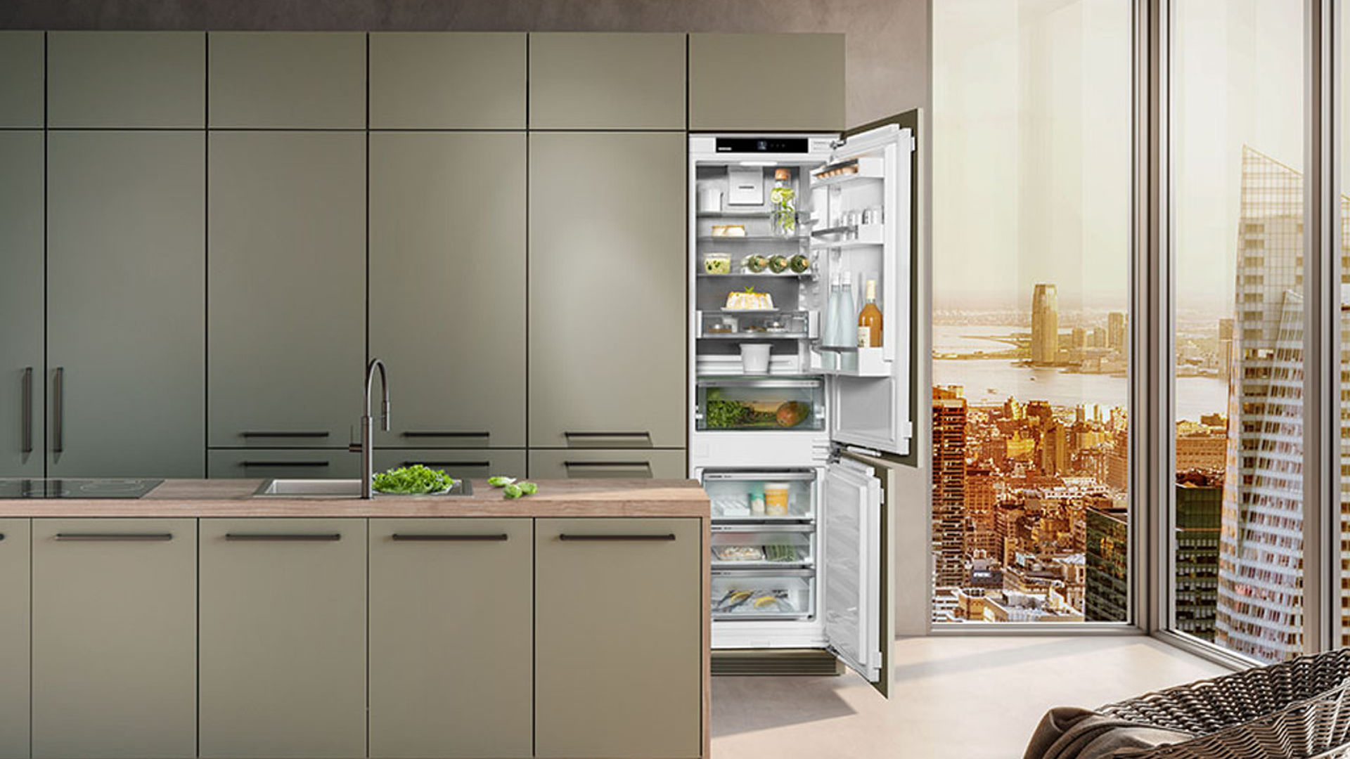 Liebherr 253L Plus Series Integrated Bottom Mount Fridge - Right Hinged ...