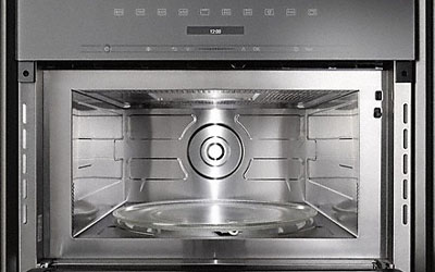 Miele PureLine CleanSteel Built-in Microwave Oven M7244TC - Signature ...