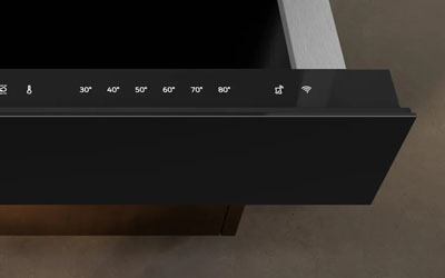 Neff 29cm multifunctional warming drawer with Metallic Silver Side ...