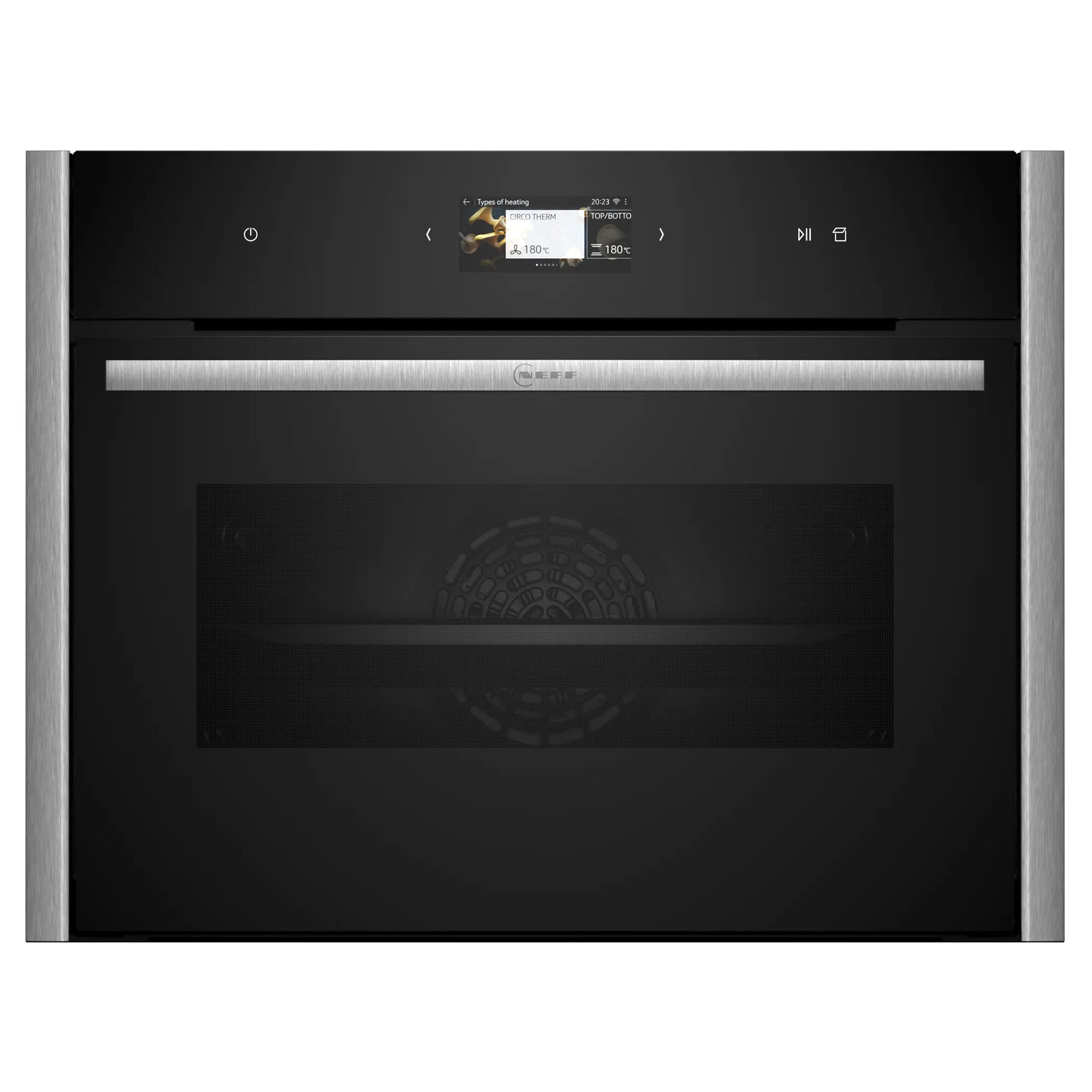 Neff Compact Oven with FullSteam with Metallic Silver Side Trims ...