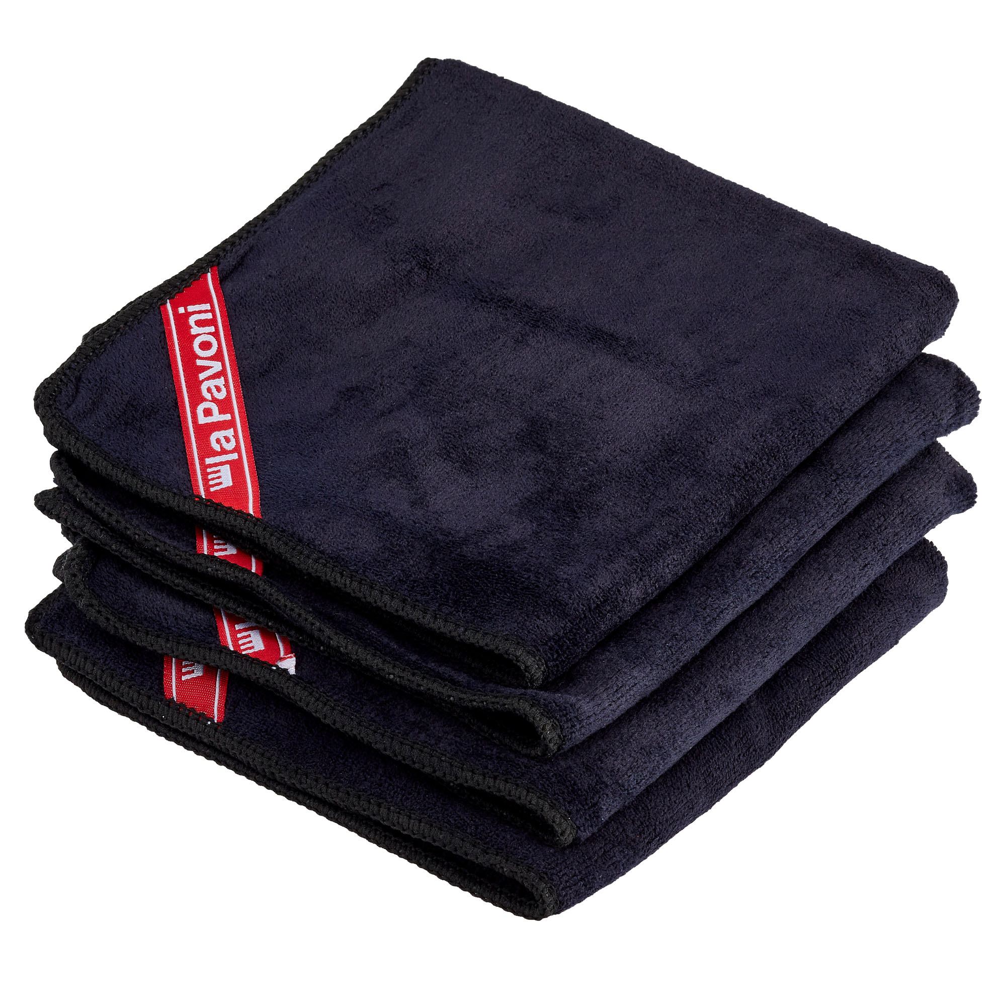 La Pavoni 4pc set of microfibre cleaning cloths LPCLOTHSET - Signature ...