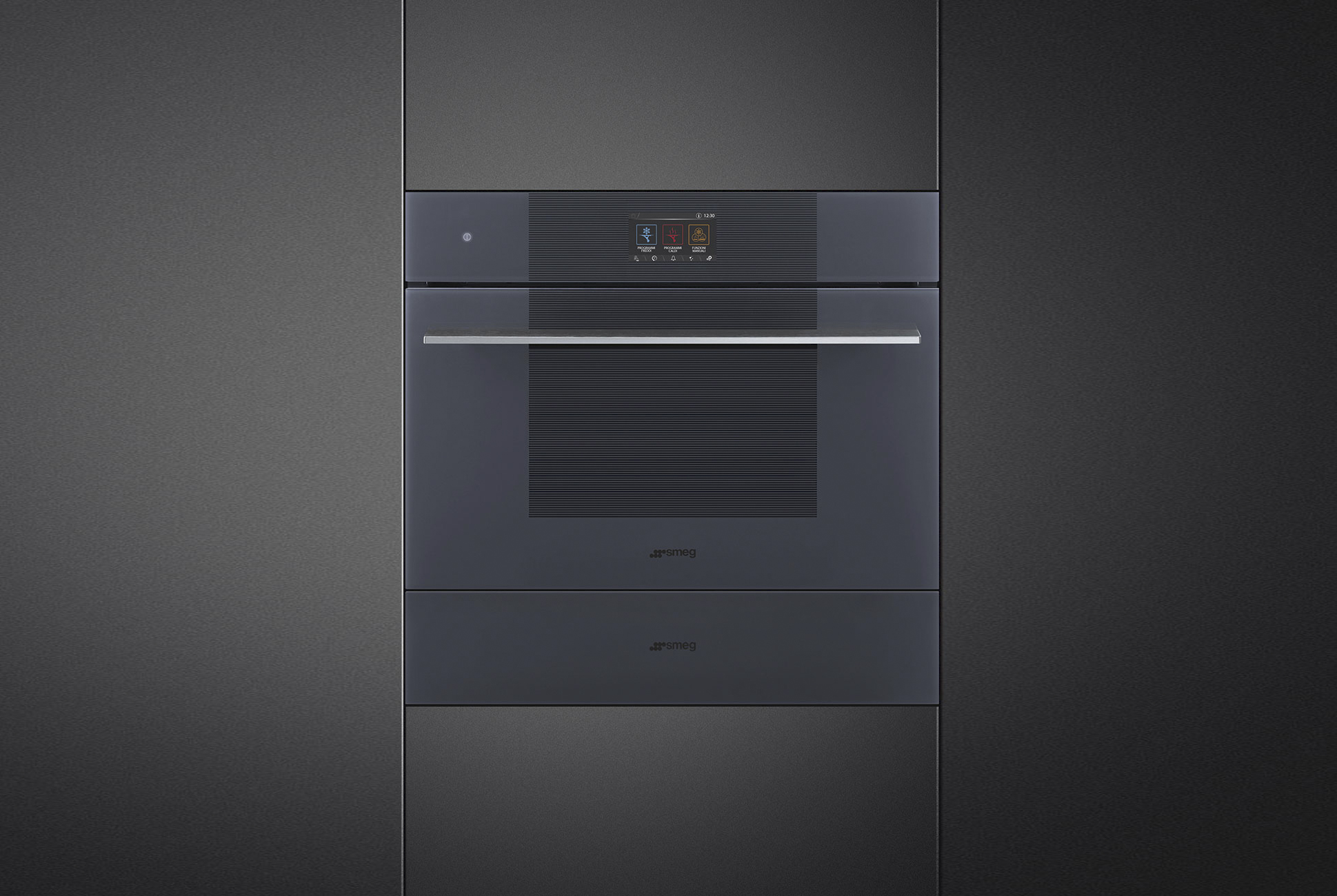 Smeg Linea Compact Blast Chiller - Neptune Grey SBC4104G - Signature ...