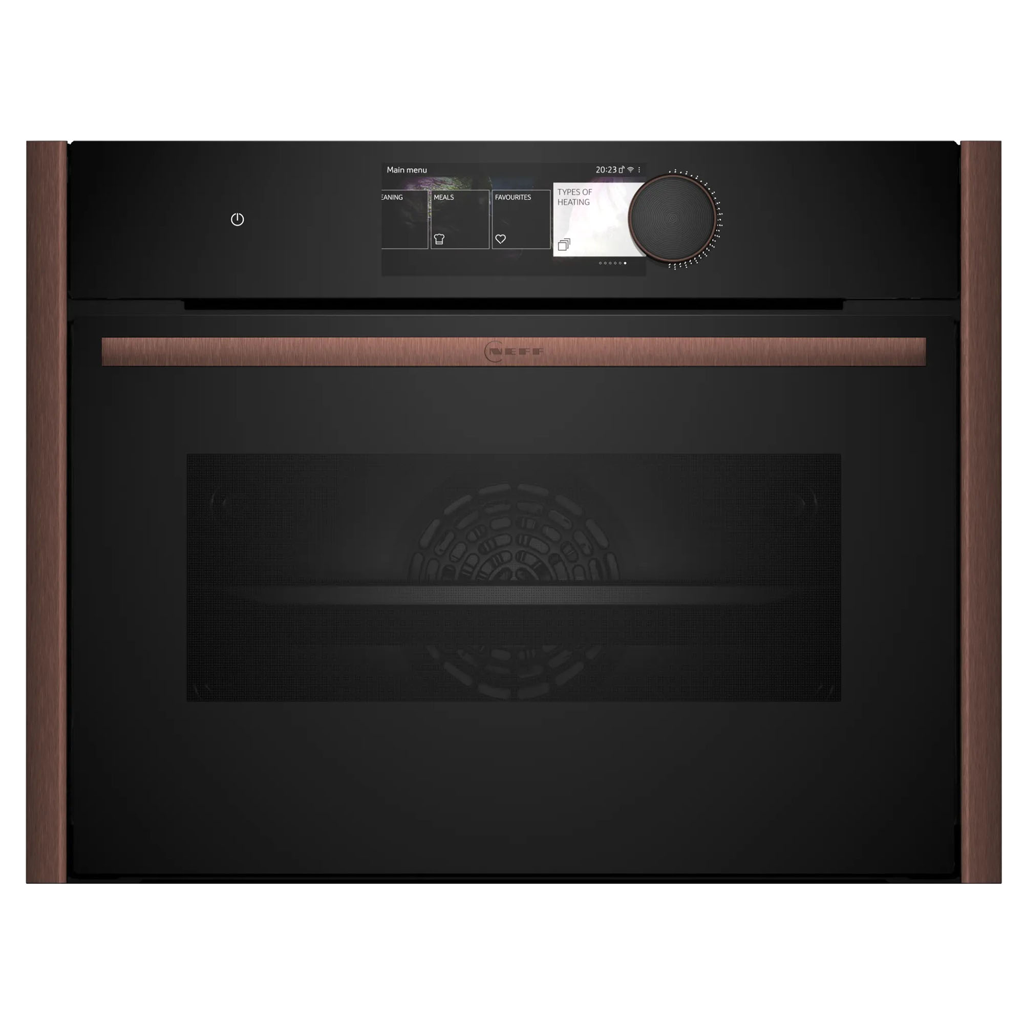 Neff Compact Oven with FullSteam with Brushed Bronze Side Trims ...