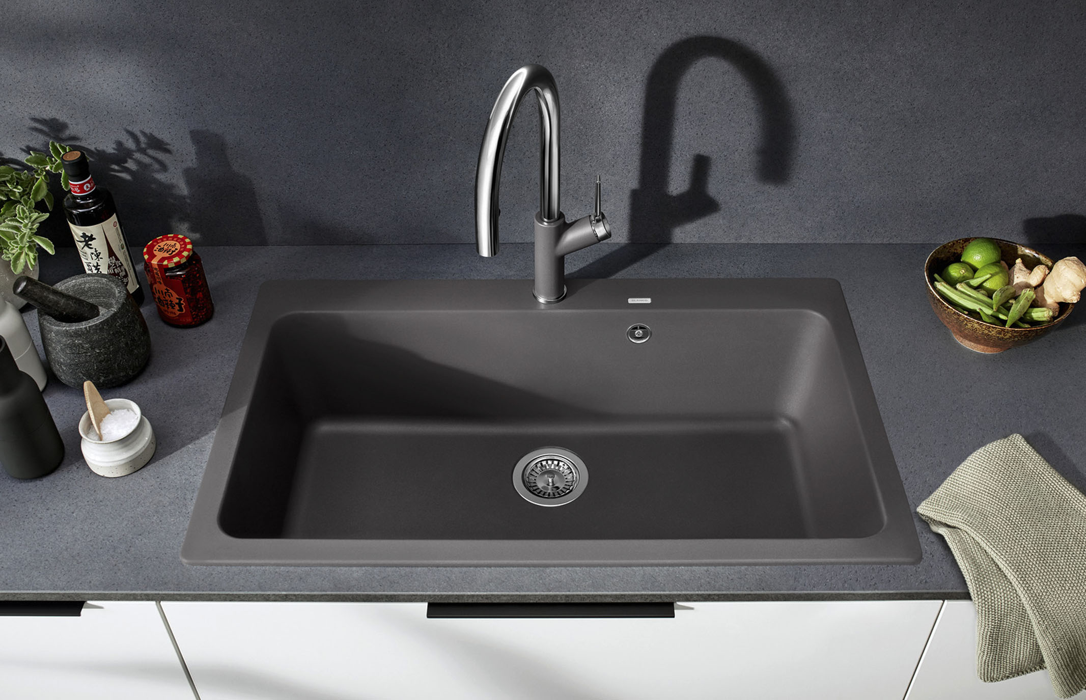 Single Extra Large Bowl Inset Sink NAYAXL9K5 - Signature Appliances