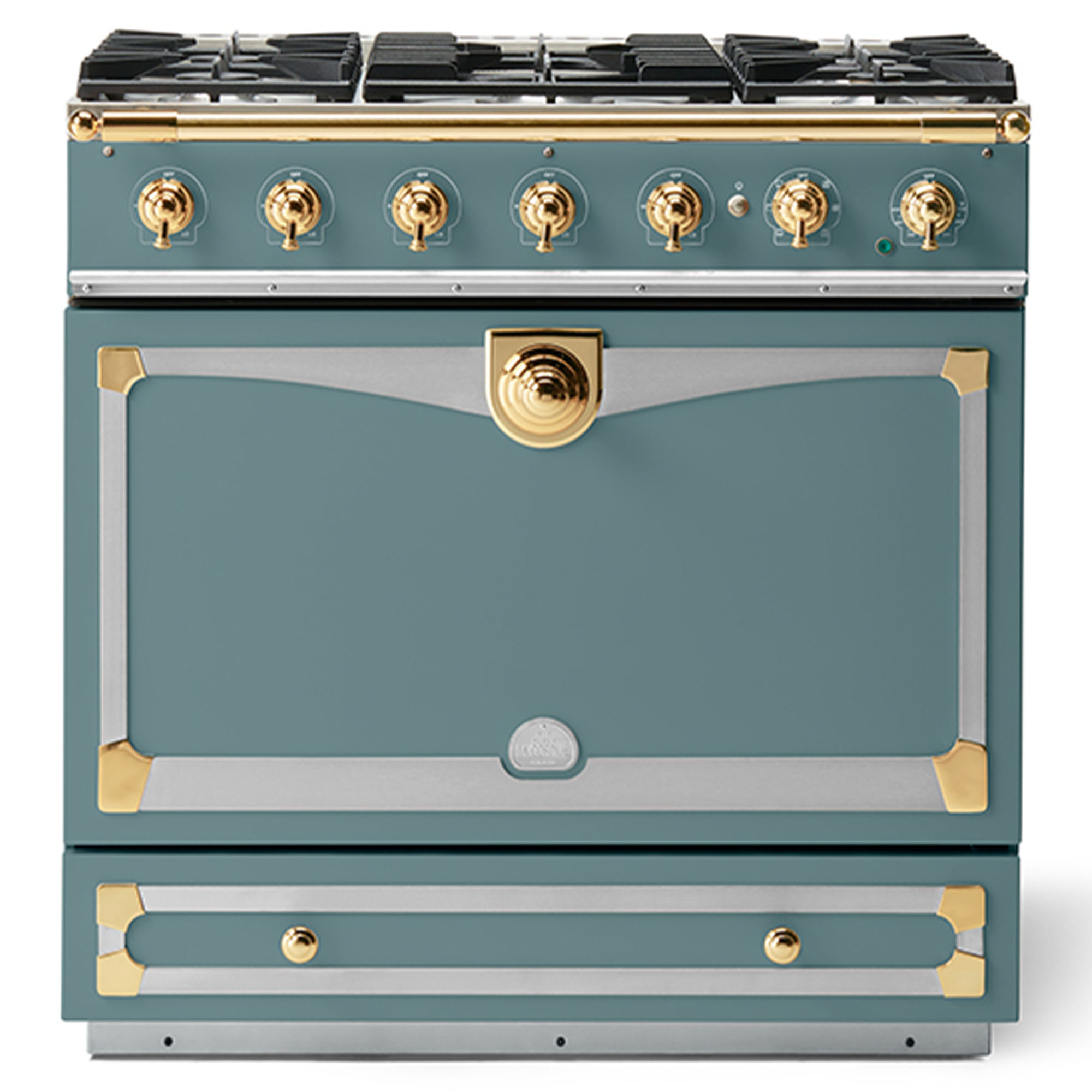 La Cornue CornuFe Albertine 90cm Dual Fuel Range Cooker - Ocean ...