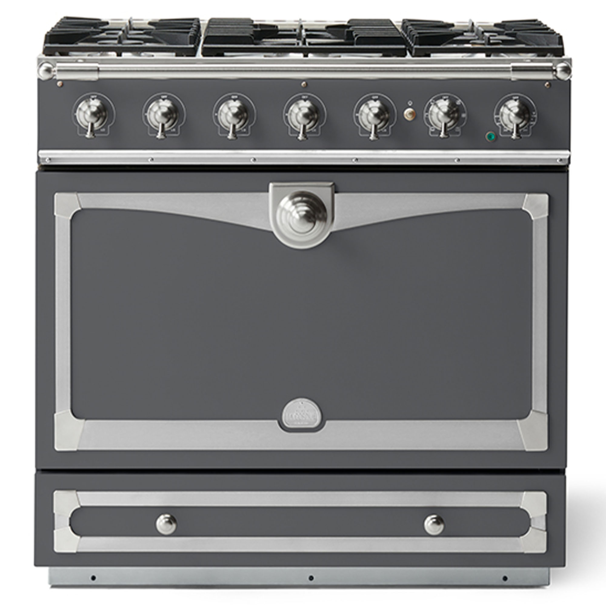La Cornue CornuFe Albertine 90cm Dual Fuel Range Cooker - Graphite ...