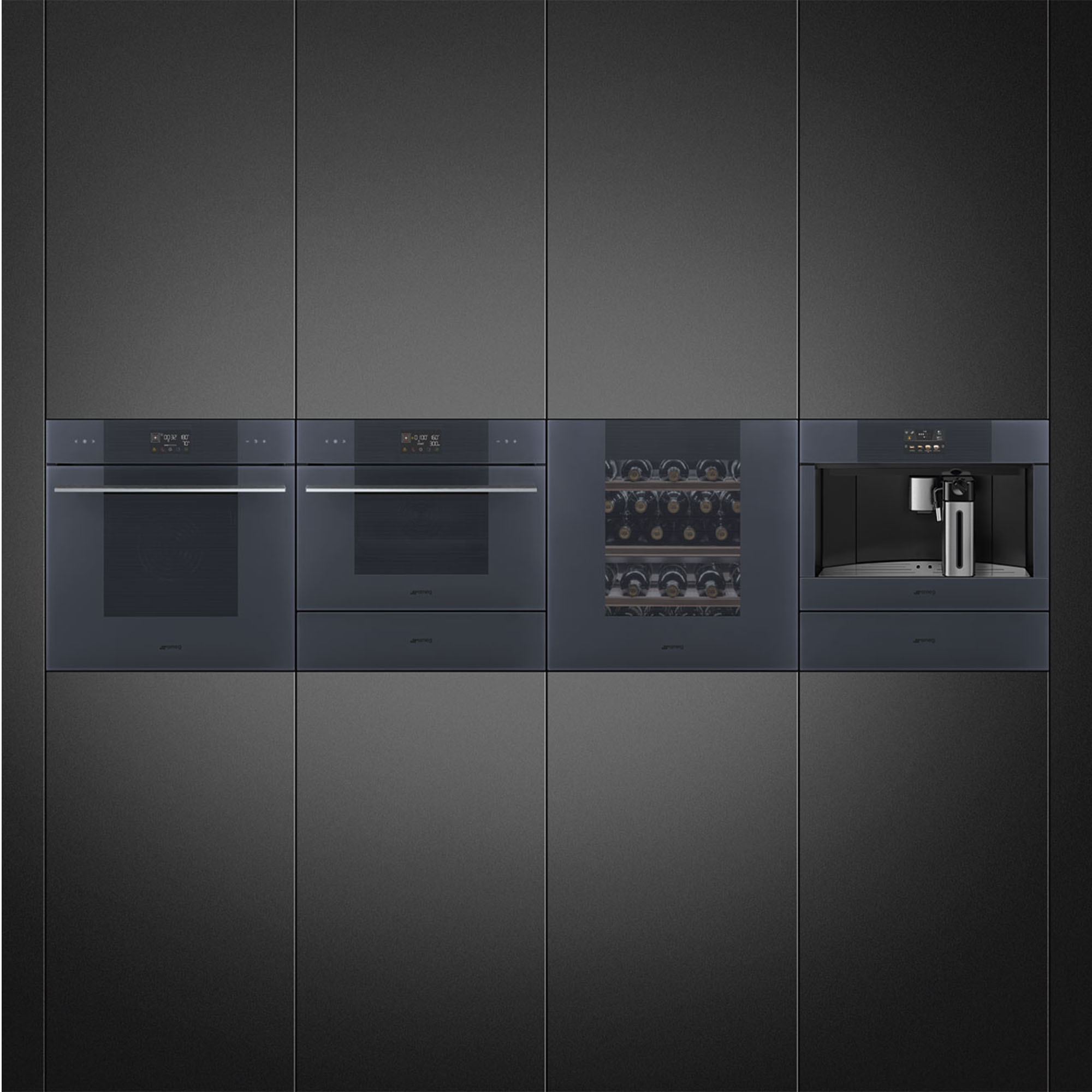 Smeg Linea 15cm Sommelier Drawer - Neptune Grey CPS115G - Signature ...