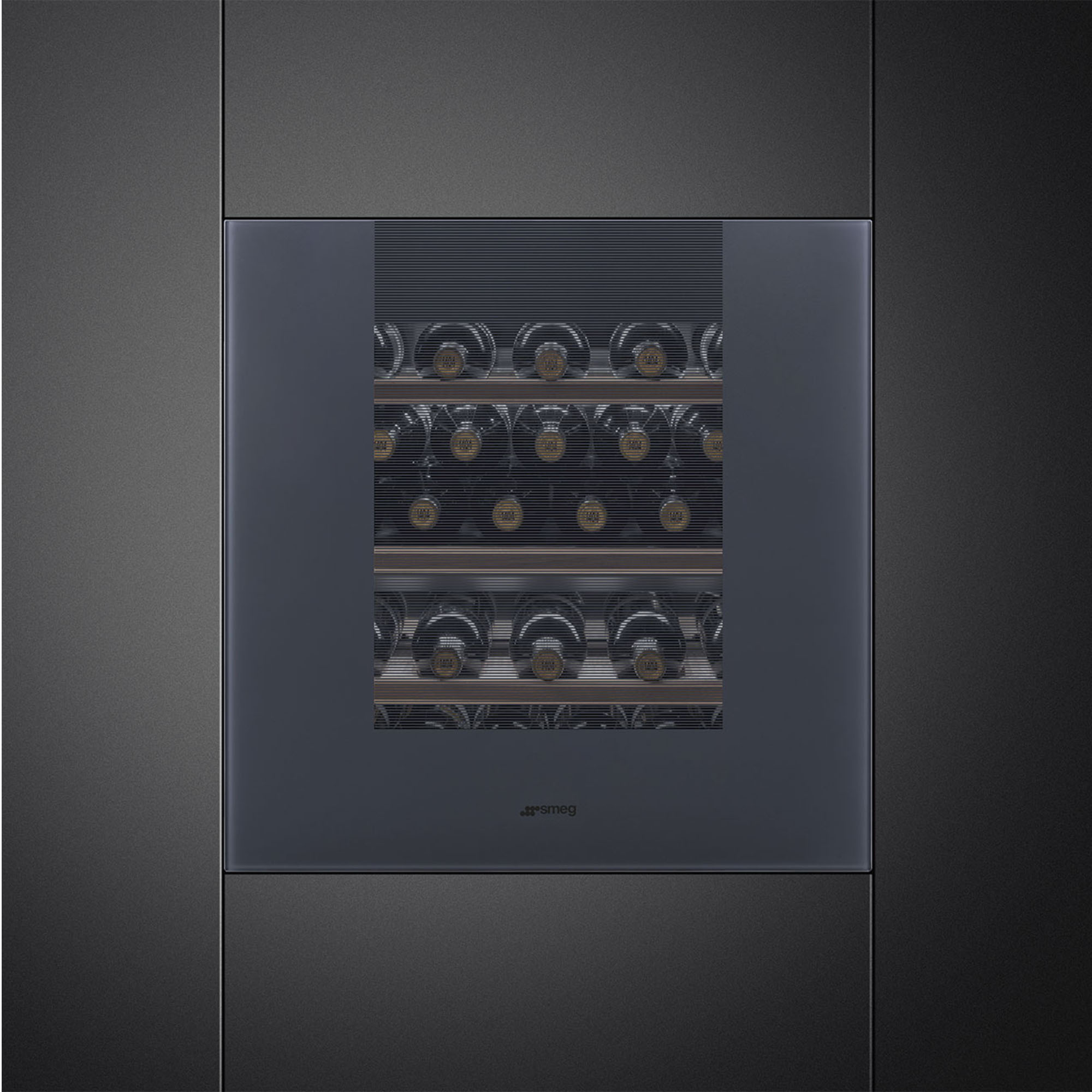 Smeg Linea 60cm Wine Cellar (29 Bottle) - Neptune Grey CVI129G ...
