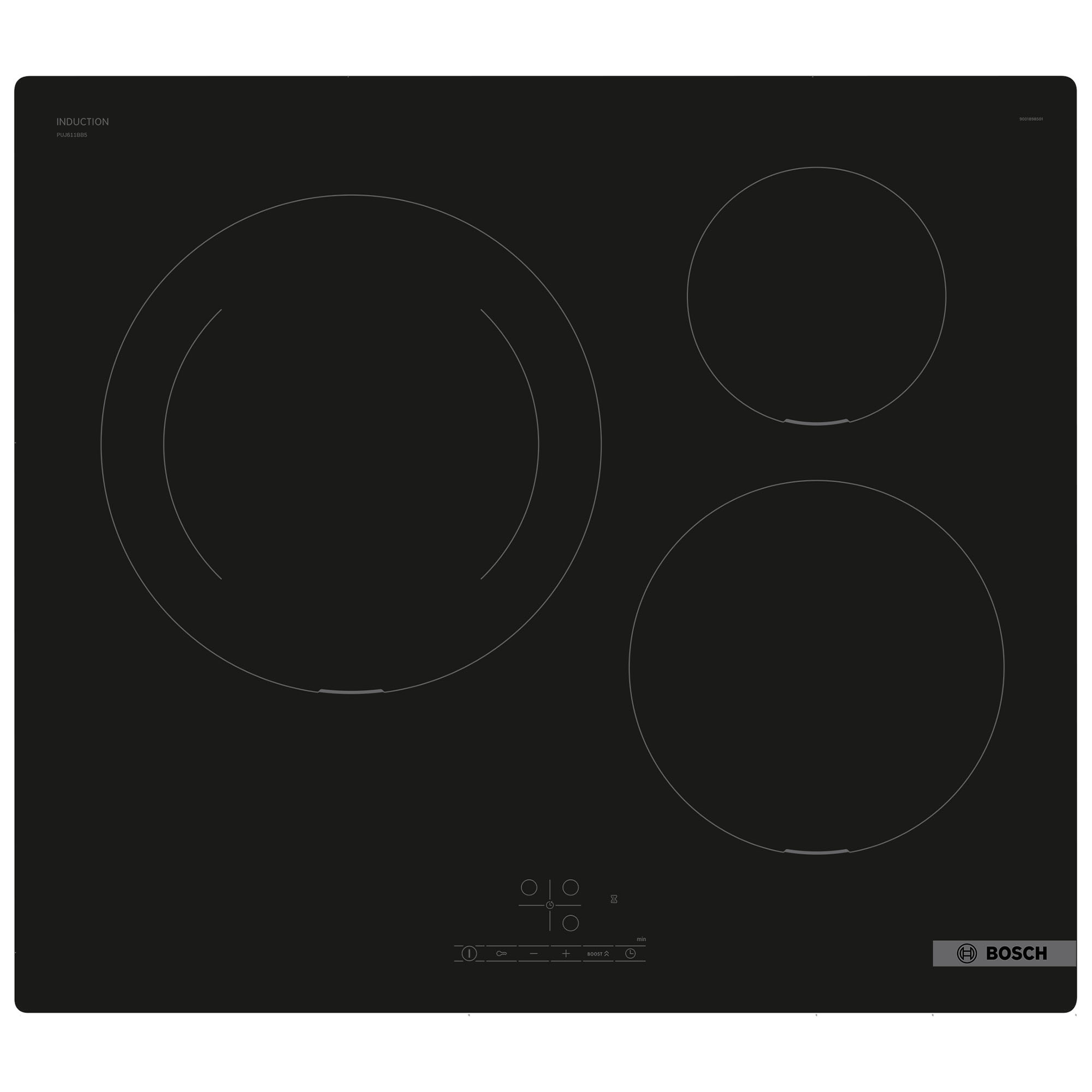 Serie - 4 Induction cooktop 60 cm Black. PUJ611BB5E - Signature Appliances