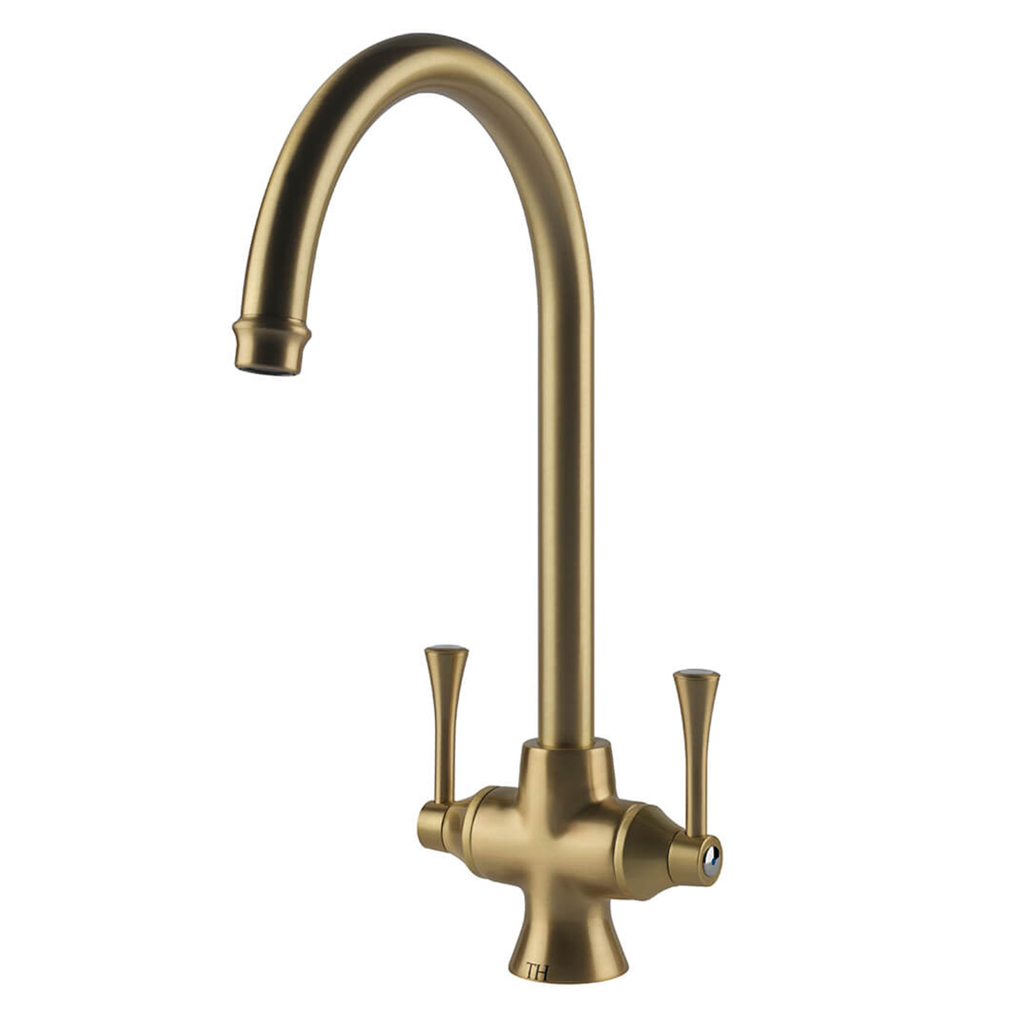 Turner Hastings Gosford Double Mixer Tap - Brushed Brass GO203DM-BB ...