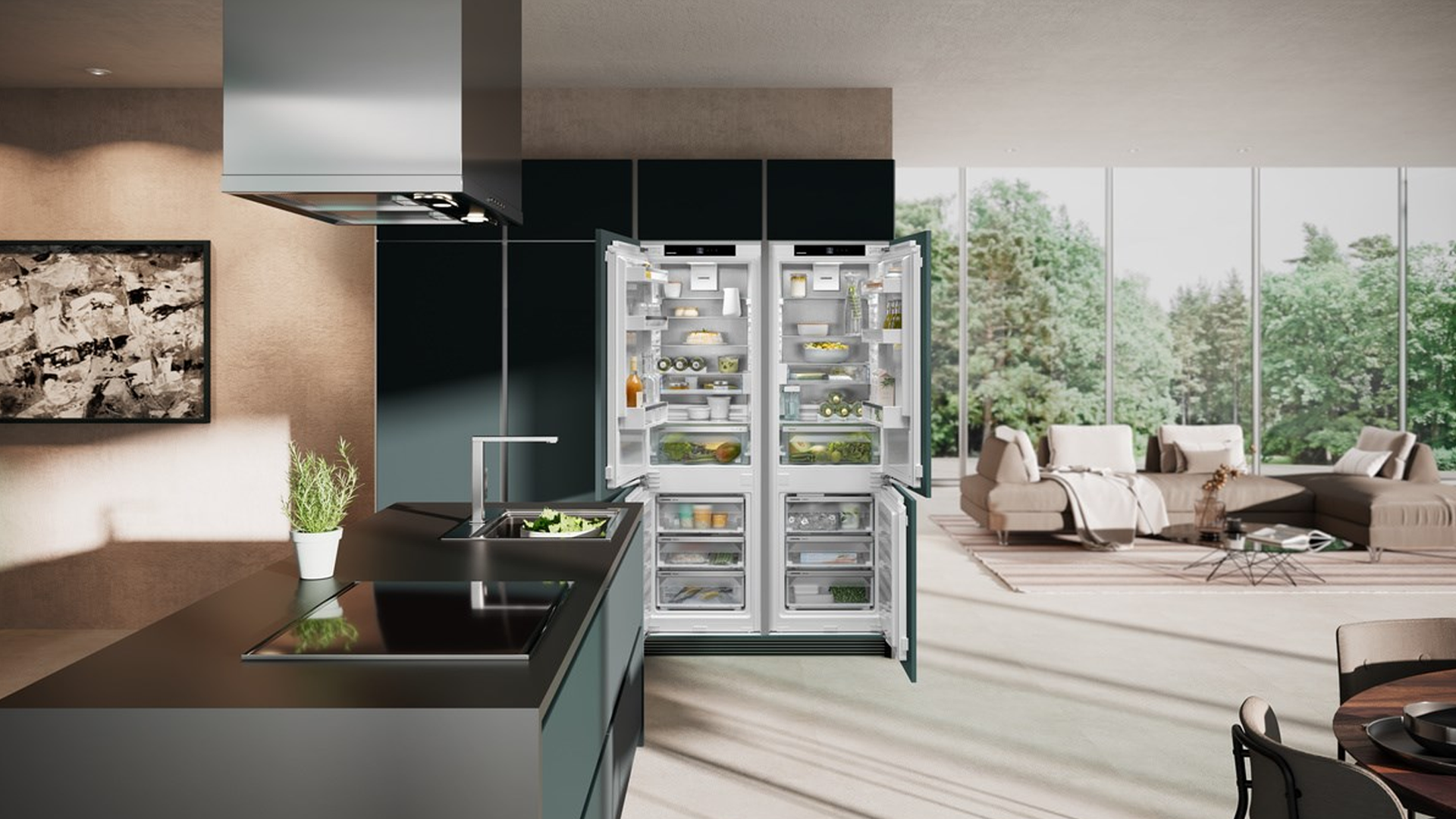 Liebherr Plus Series 254L Integrated Bottom Mount Fridge - Right Hinged ...