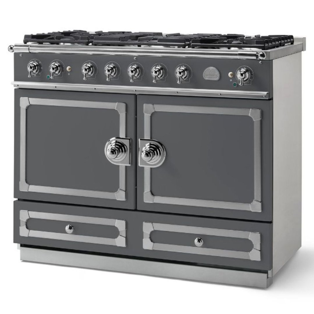 La Cornue CornuFe 110cm Dual Fuel Range Cooker - Graphite, Brushed ...