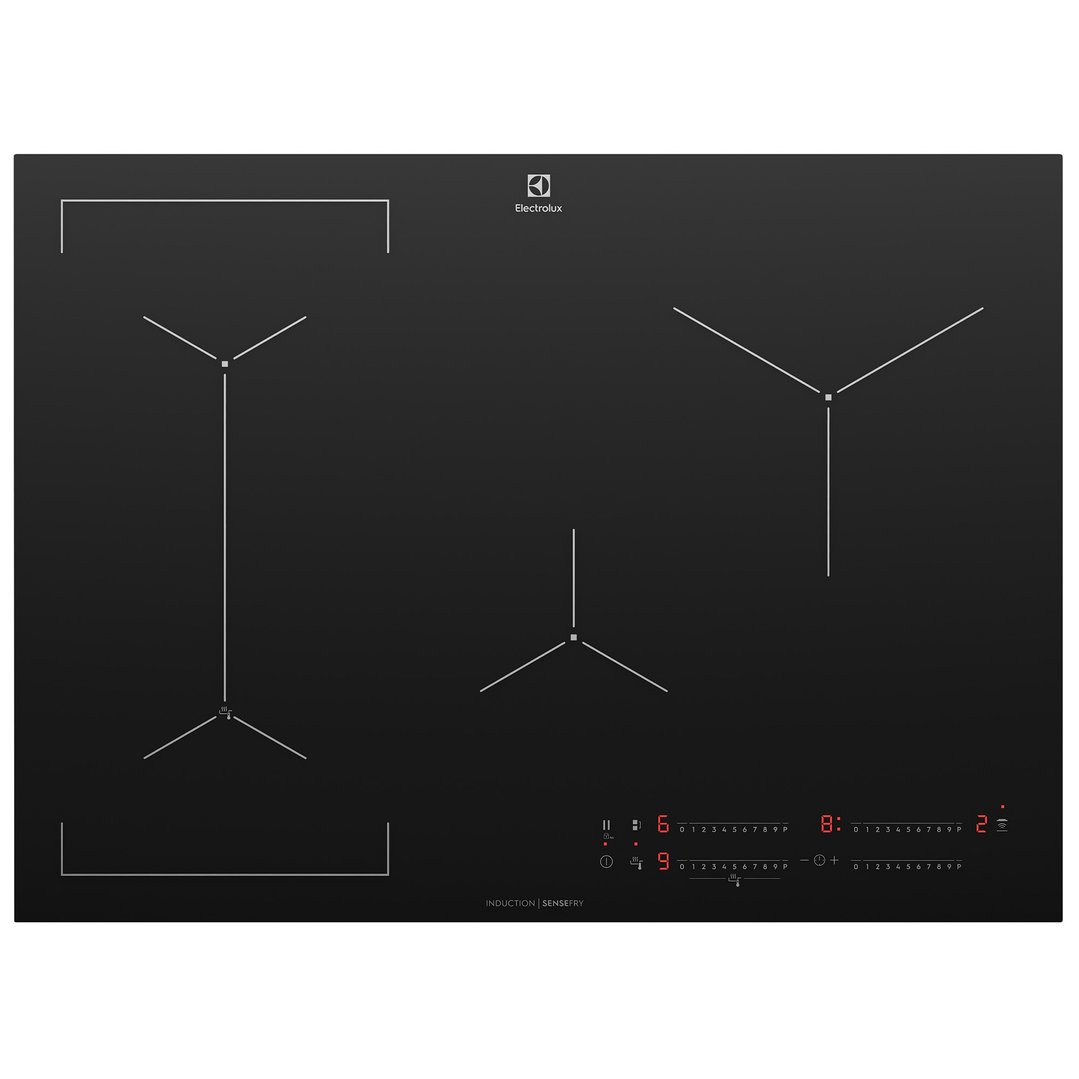 Electrolux 70cm UltimateTaste 700 4 Zone Induction Cooktop EHI745BE ...