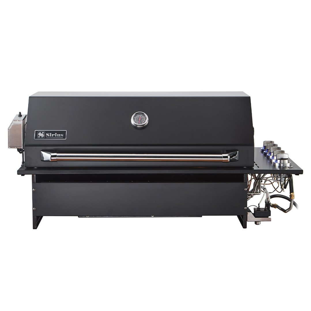 Drop-in 5 Burner Gas BBQ in Black SIR-DG3101-BLK - Signature Appliances