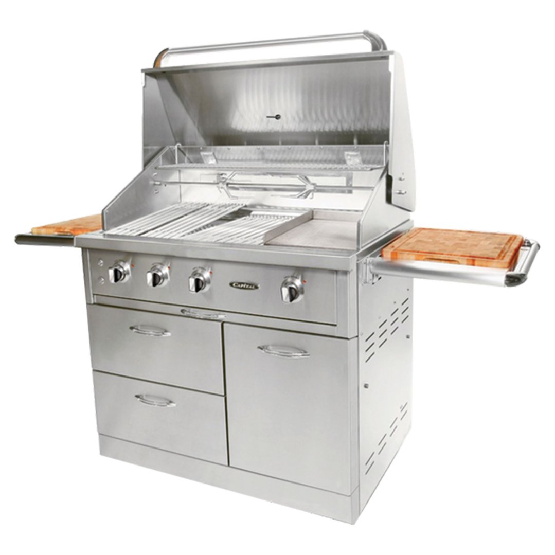 40" Lift Assist Hood, 2x 30mj, Flame Failure, Channel grates, Infrared ...