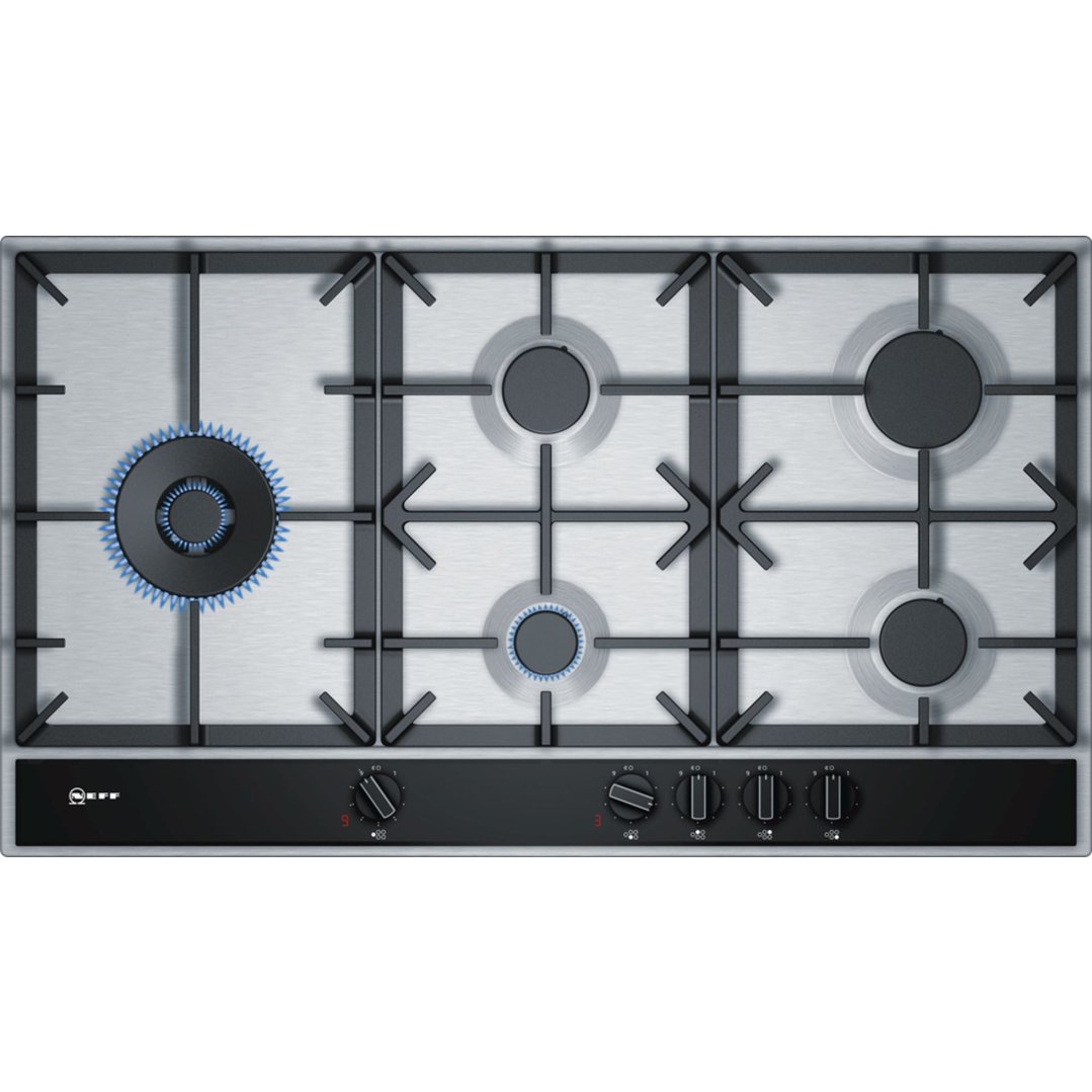 NEFF 90cm Gas Cooktop Stainless steel T-29DA79N0A - Signature Appliances