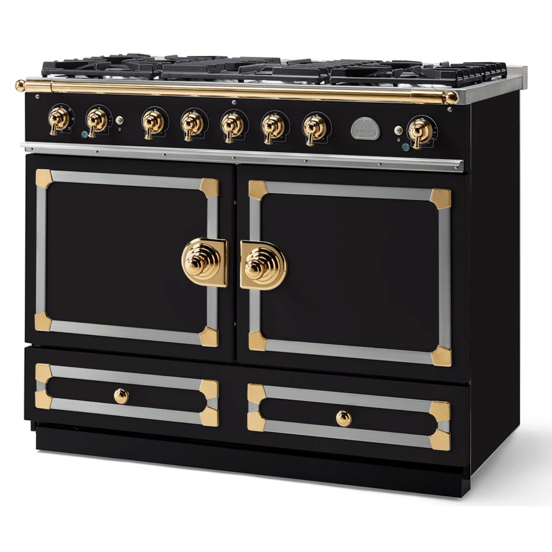 Cornufé 110cm Dual Fuel Range Cooker - Matt Black CFE110DFMB/BN ...