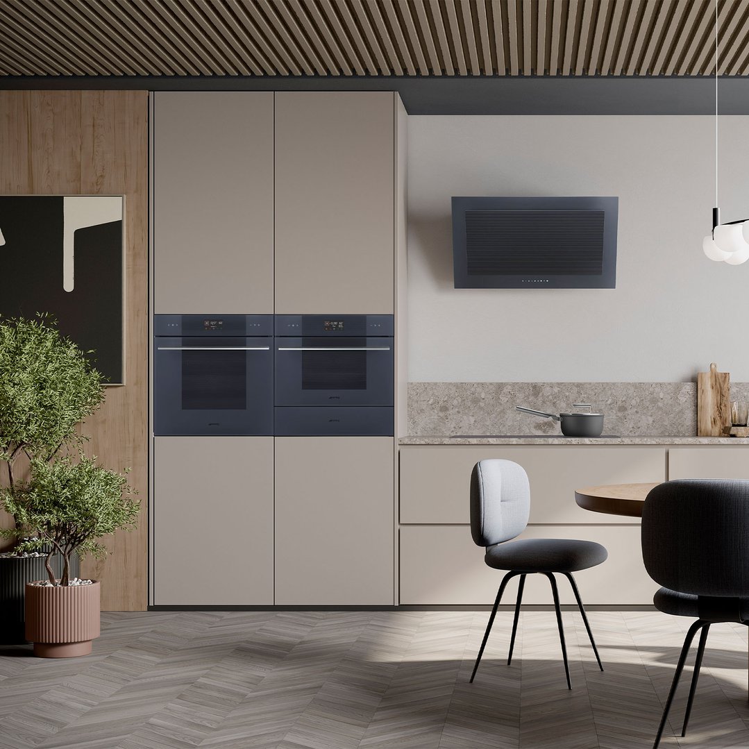 Smeg Linea 60cm Pyrolytic Oven - Neptune Grey SOPA6102TG - Signature ...