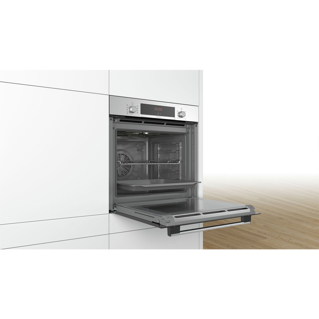 Bosch 60cm Built-in Pyrolytic Oven HBA574BS0A - Signature Appliances