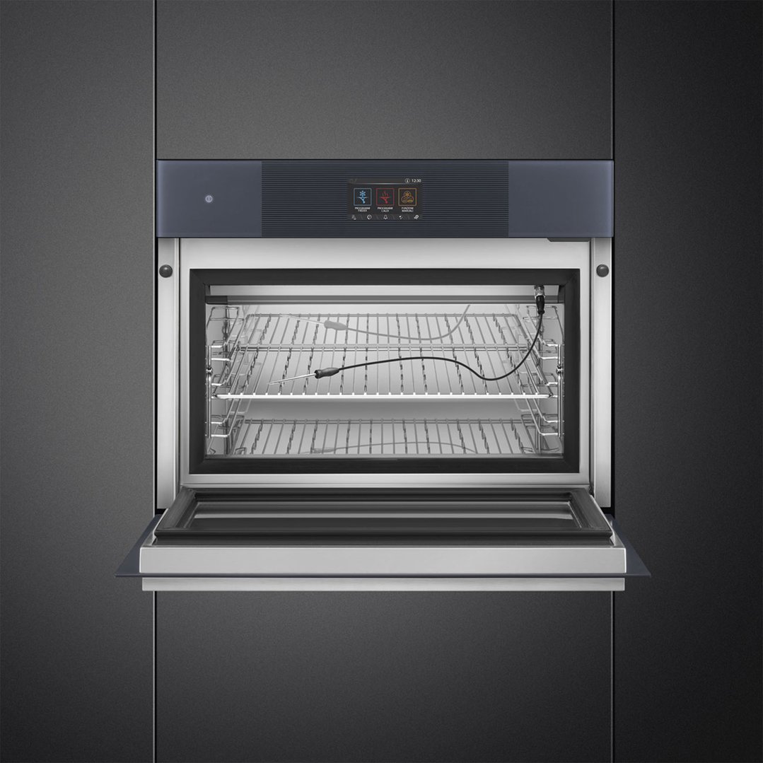 Smeg Linea Compact Blast Chiller - Neptune Grey SBC4104G - Signature ...