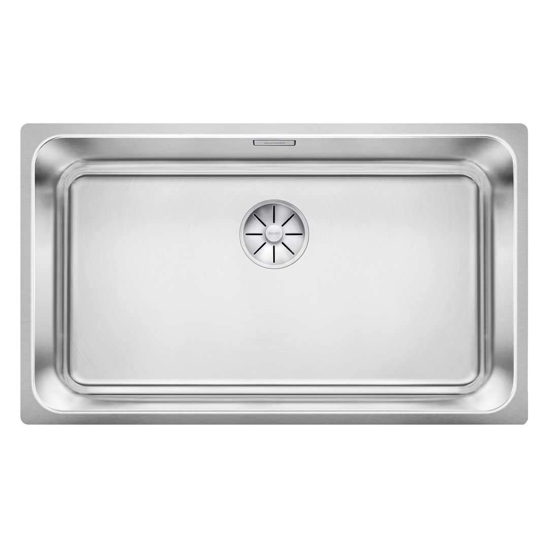 SOLIS 700 Undermount Single Bowl Sink - Stainless Steel Brushed Finish ...