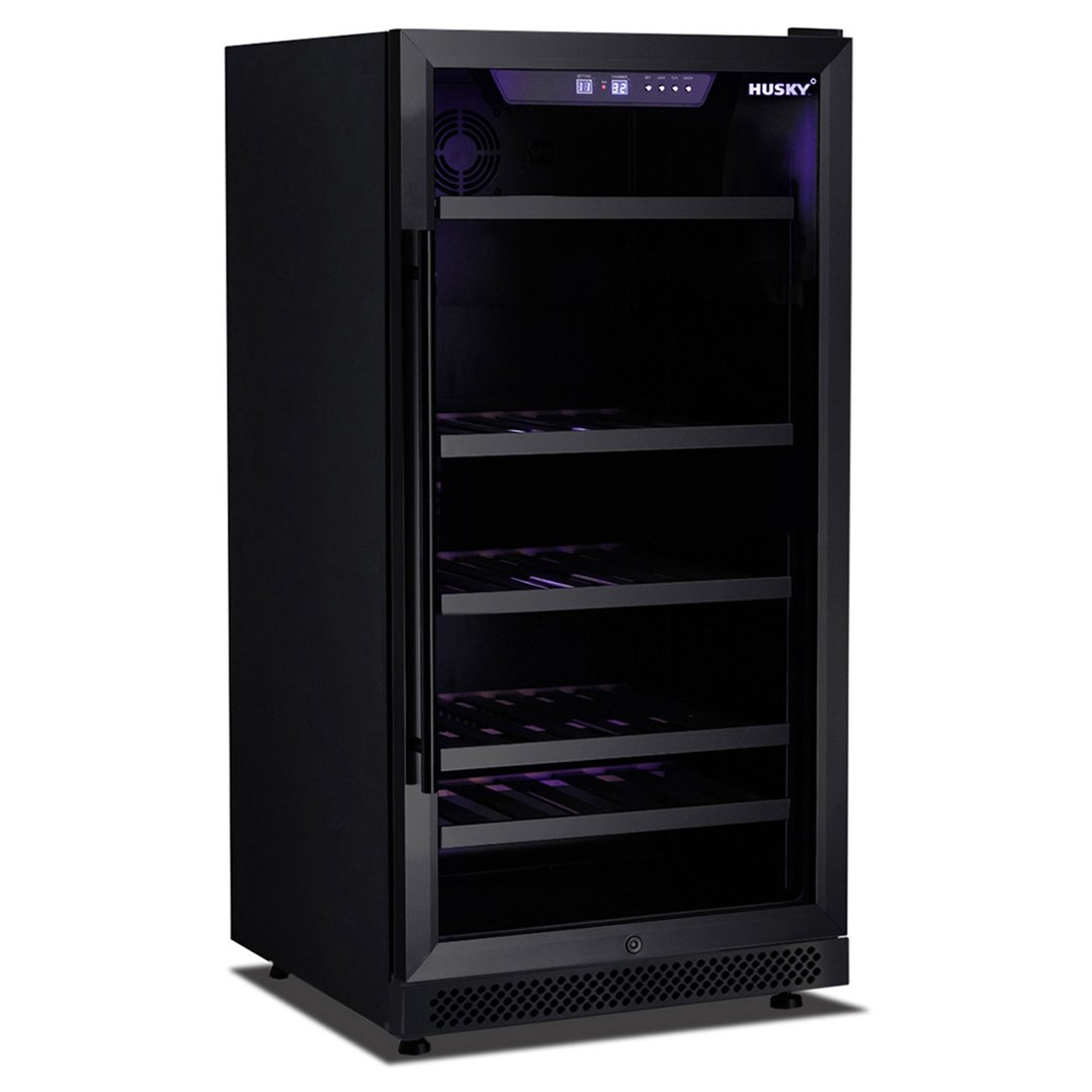 Riserva 240L Dual Zone Wine Fridge in Black HUSWS72DMBZY - Signature ...