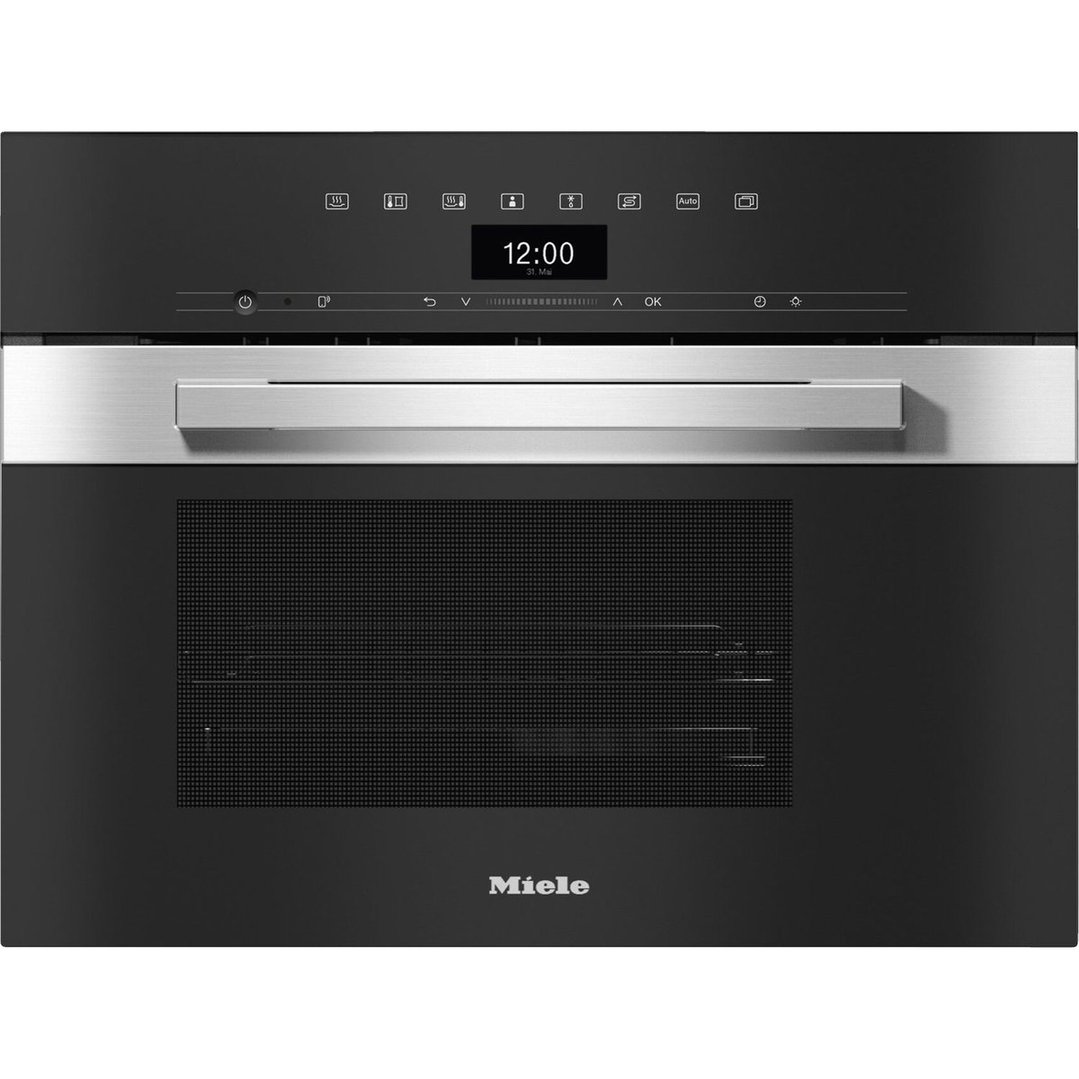 Miele PureLine CleanSteel60cm Steam Oven DG7440 - Signature Appliances