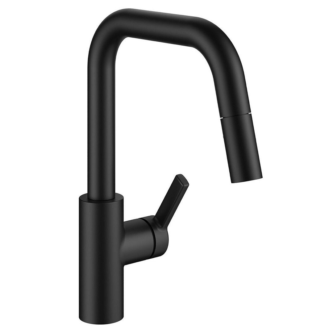 KWC Luna-E Pull-Out Matt Black 10441004176 - Signature Appliances