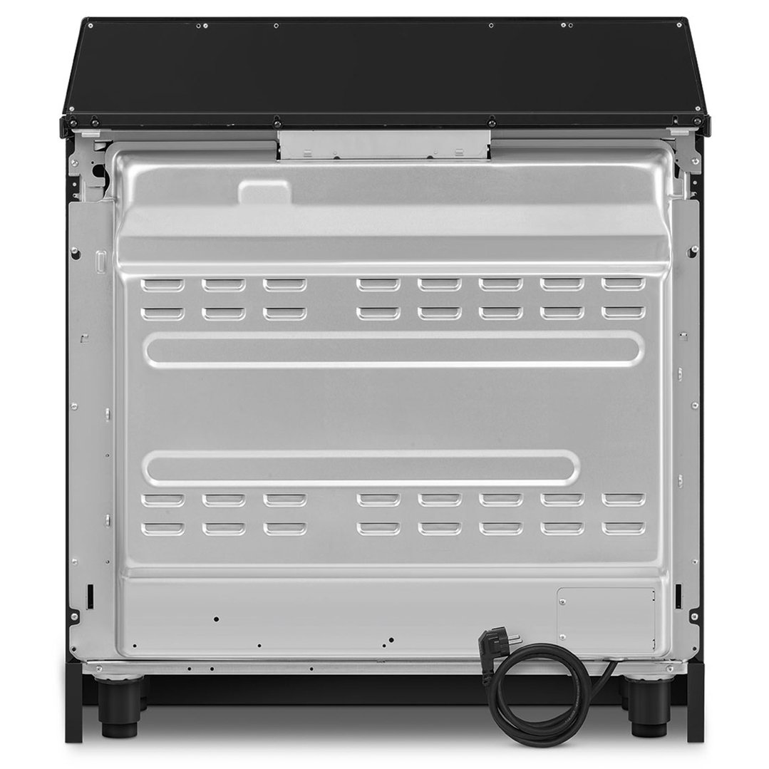 Smeg 90cm Victoria Aesthetic Cooker with Induction Hob Black TR90IPBL ...