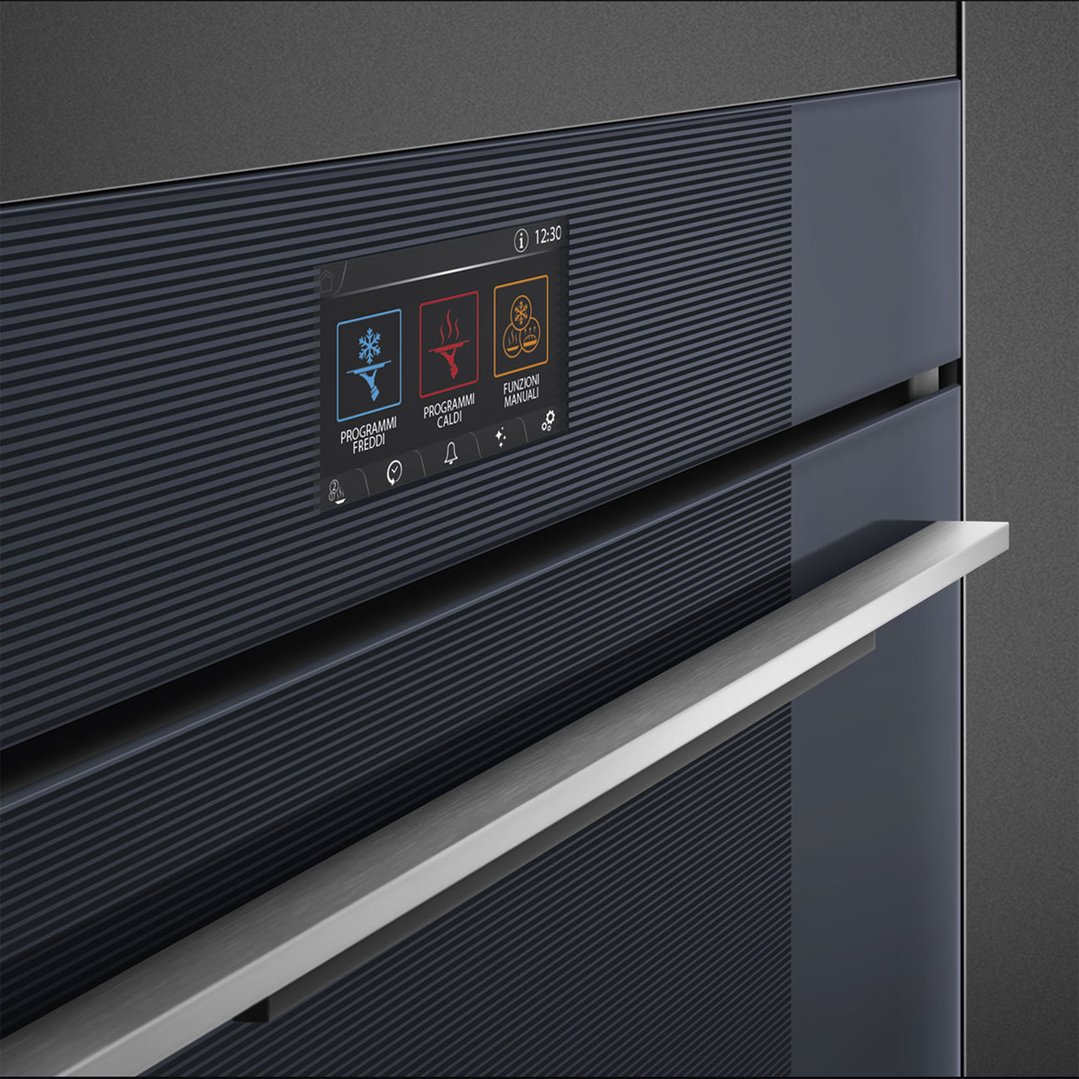 Smeg Linea Compact Blast Chiller - Neptune Grey SBC4104G - Signature ...