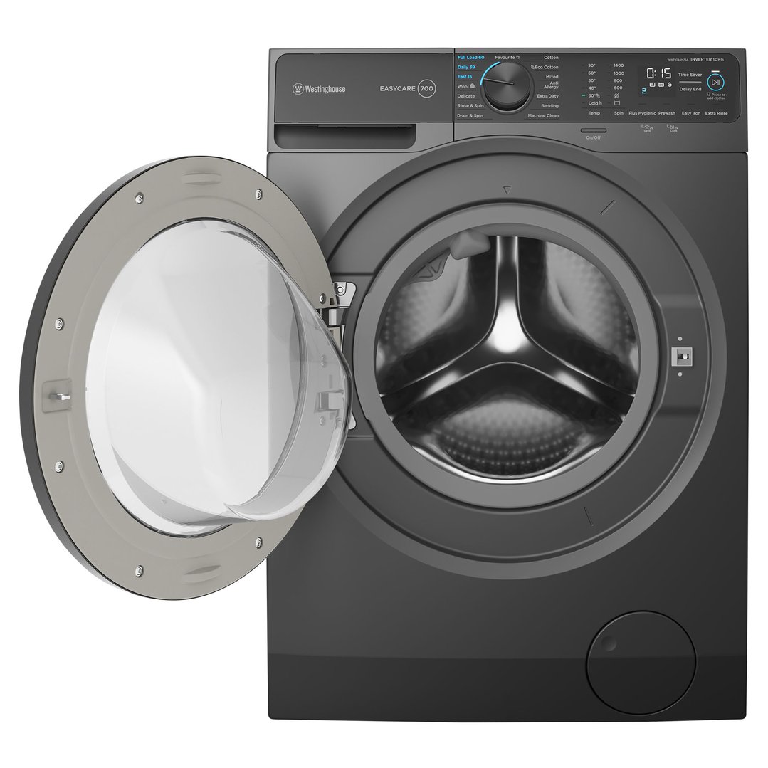 Westinghouse 10kg Dark Grey Front Load Washing Machine WWF1044M7SA ...
