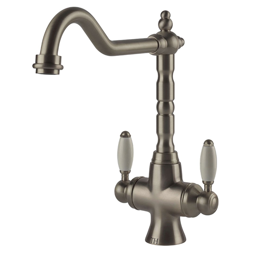 Turner Hastings Providence Double Mixer Tap - Brushed Nickel PR402DM-BN ...